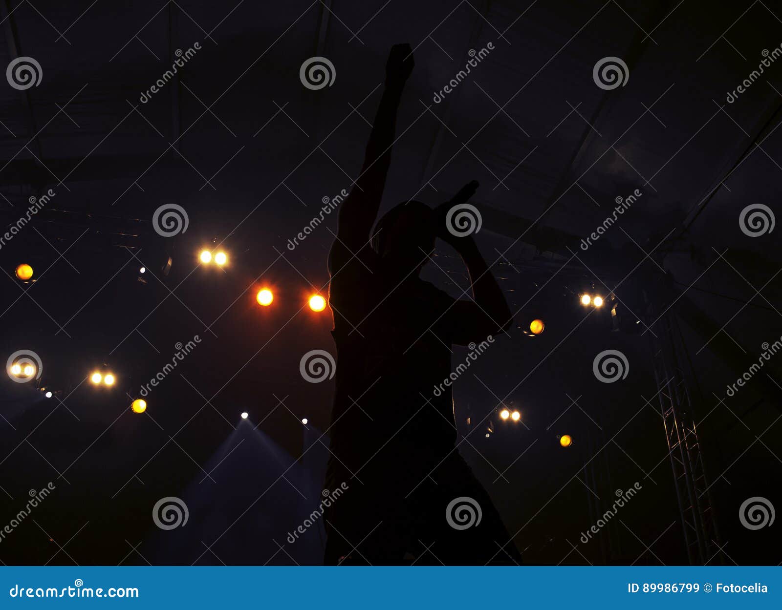 Concert rock scene stock image. Image of disco, electric - 89986799