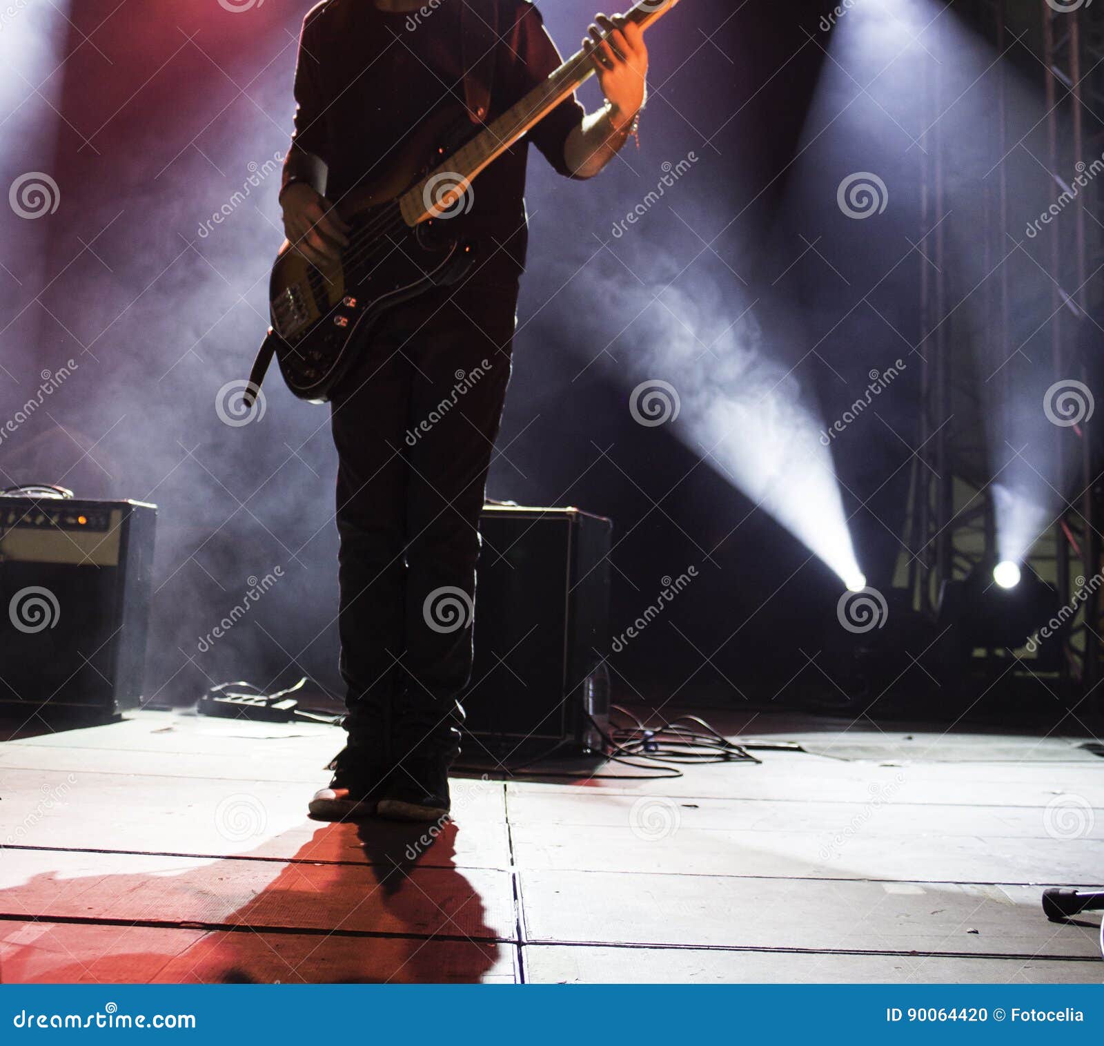 Concert rock scene stock photo. Image of live, crowd - 90064420