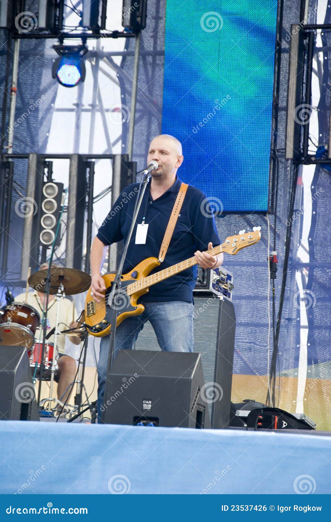 Concert of Russian Rock Group Editorial Photo - Image of singing, stage ...