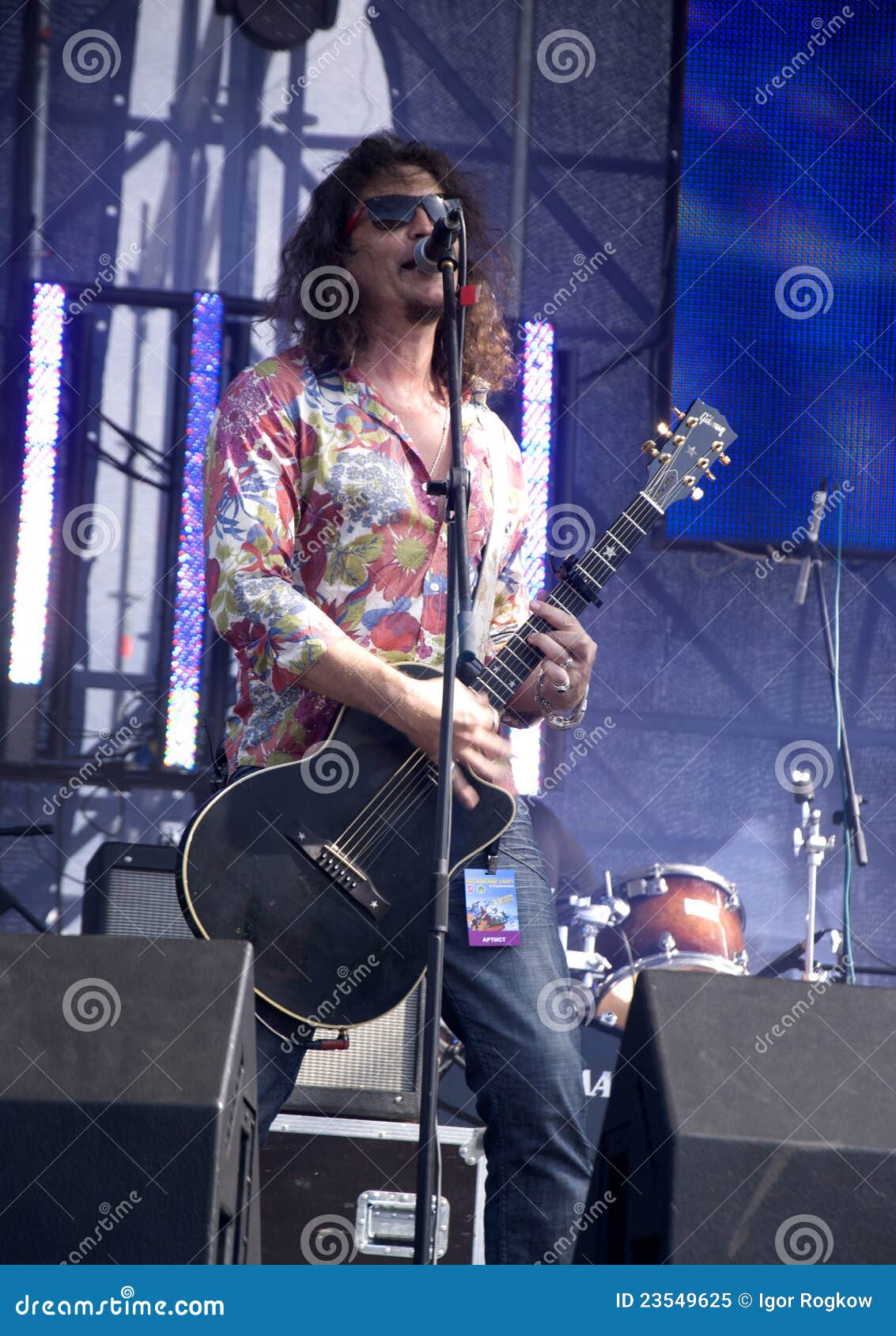 Concert of Russian Rock Group Editorial Image - Image of musician ...