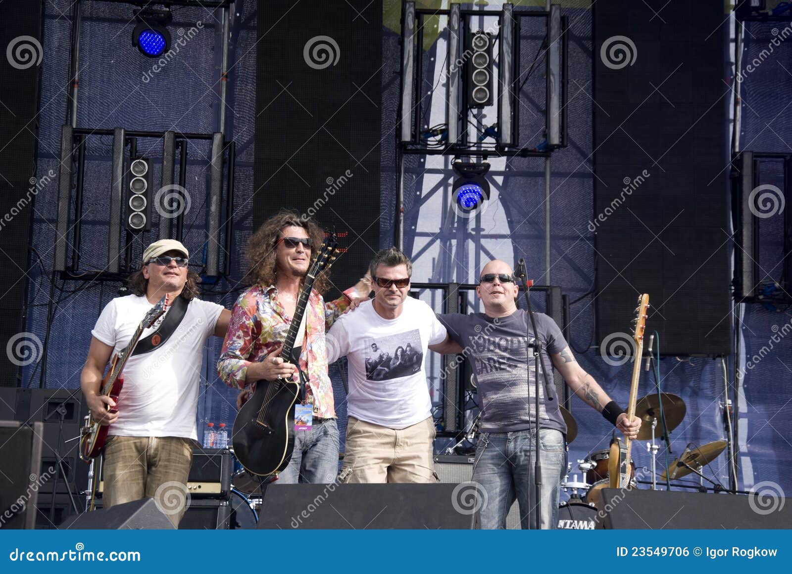 Concert of Russian Rock Group Editorial Photo - Image of musician, wave ...