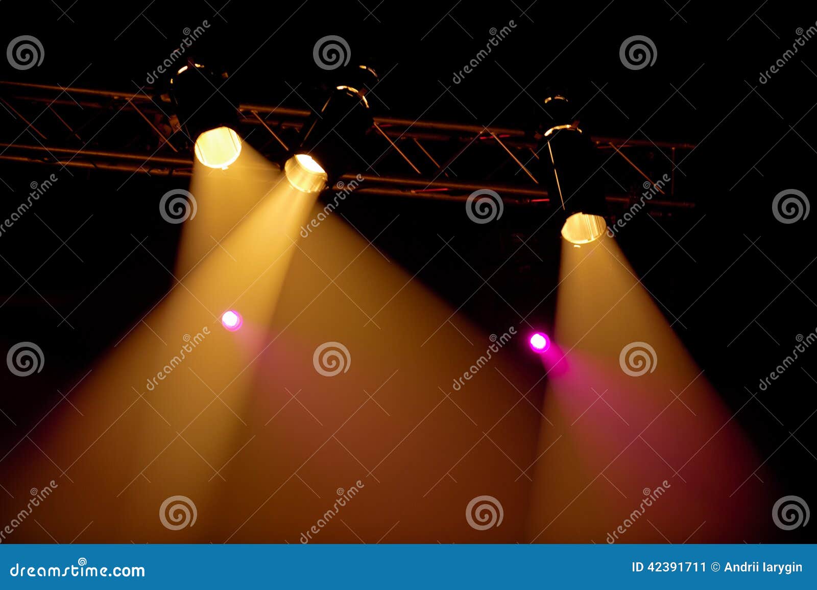 Concert spotlight stock image. Image of illuminated, abstract - 42391711