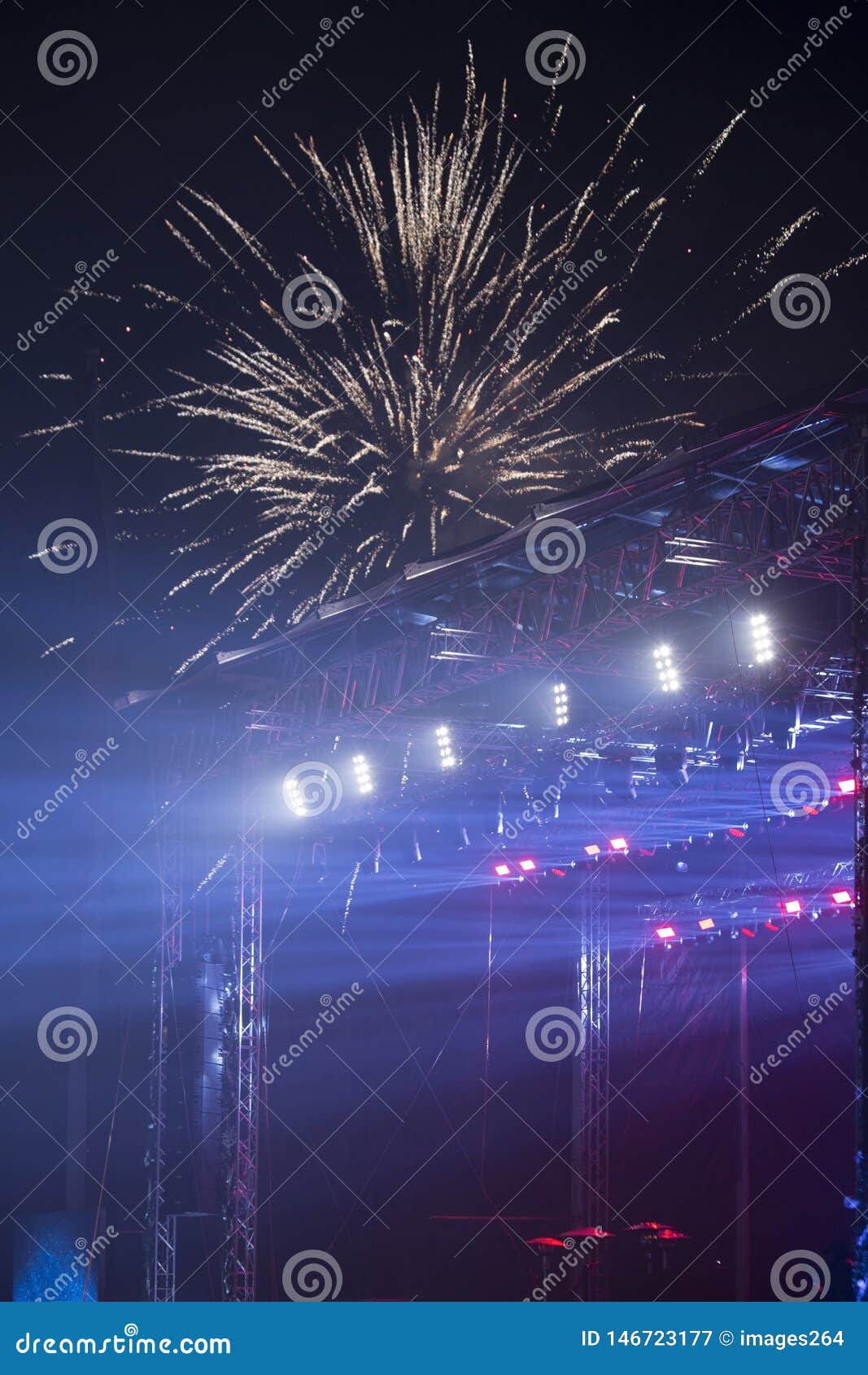 Concert stage stock image. Image of abstract, color - 146723177