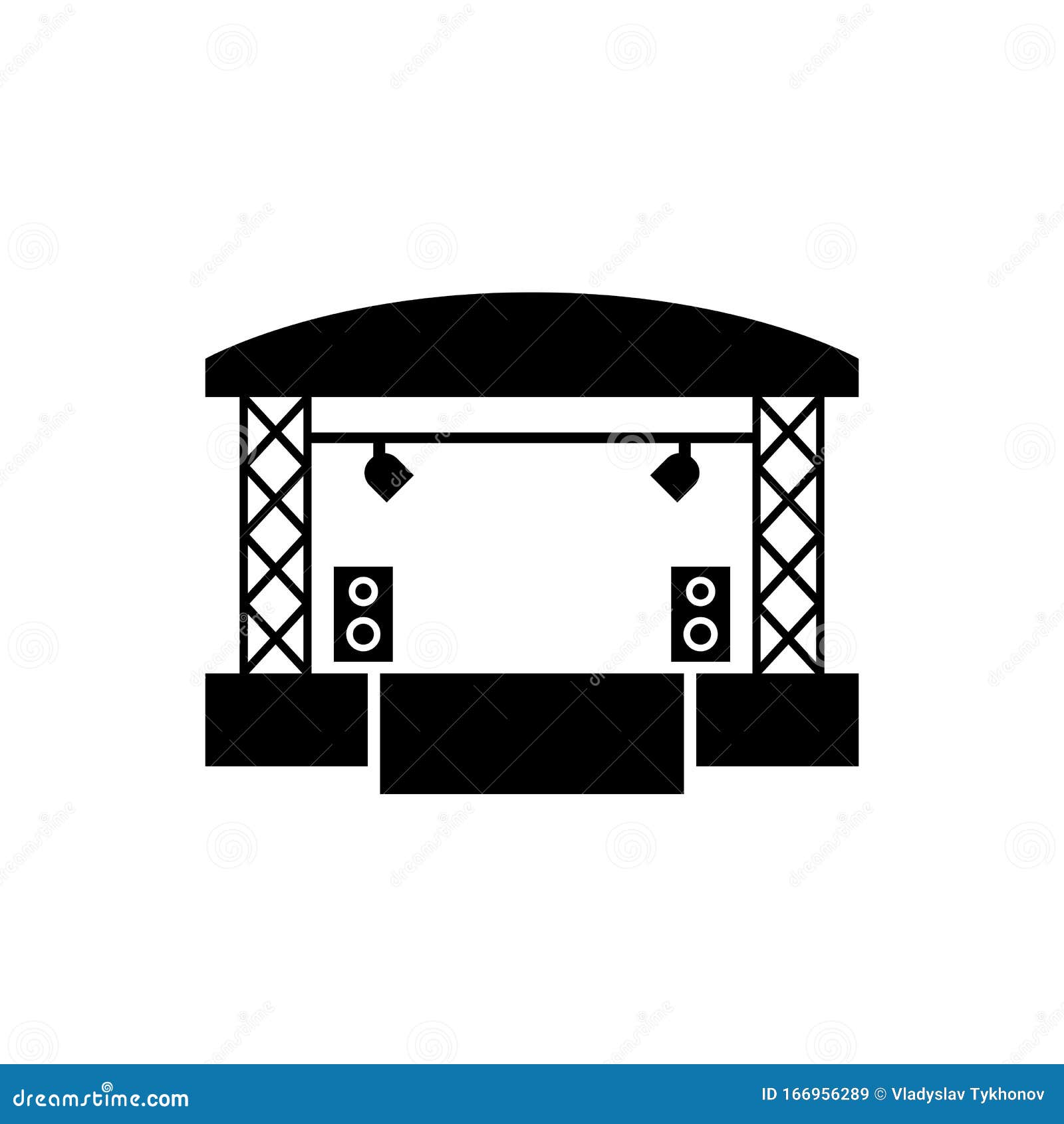 Stage Icon Vector