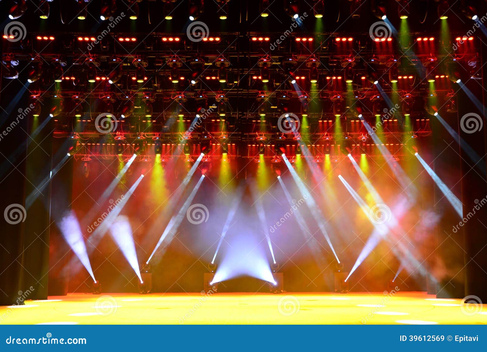 Concert stage stock image. Image of gothic, popular, entertainment ...