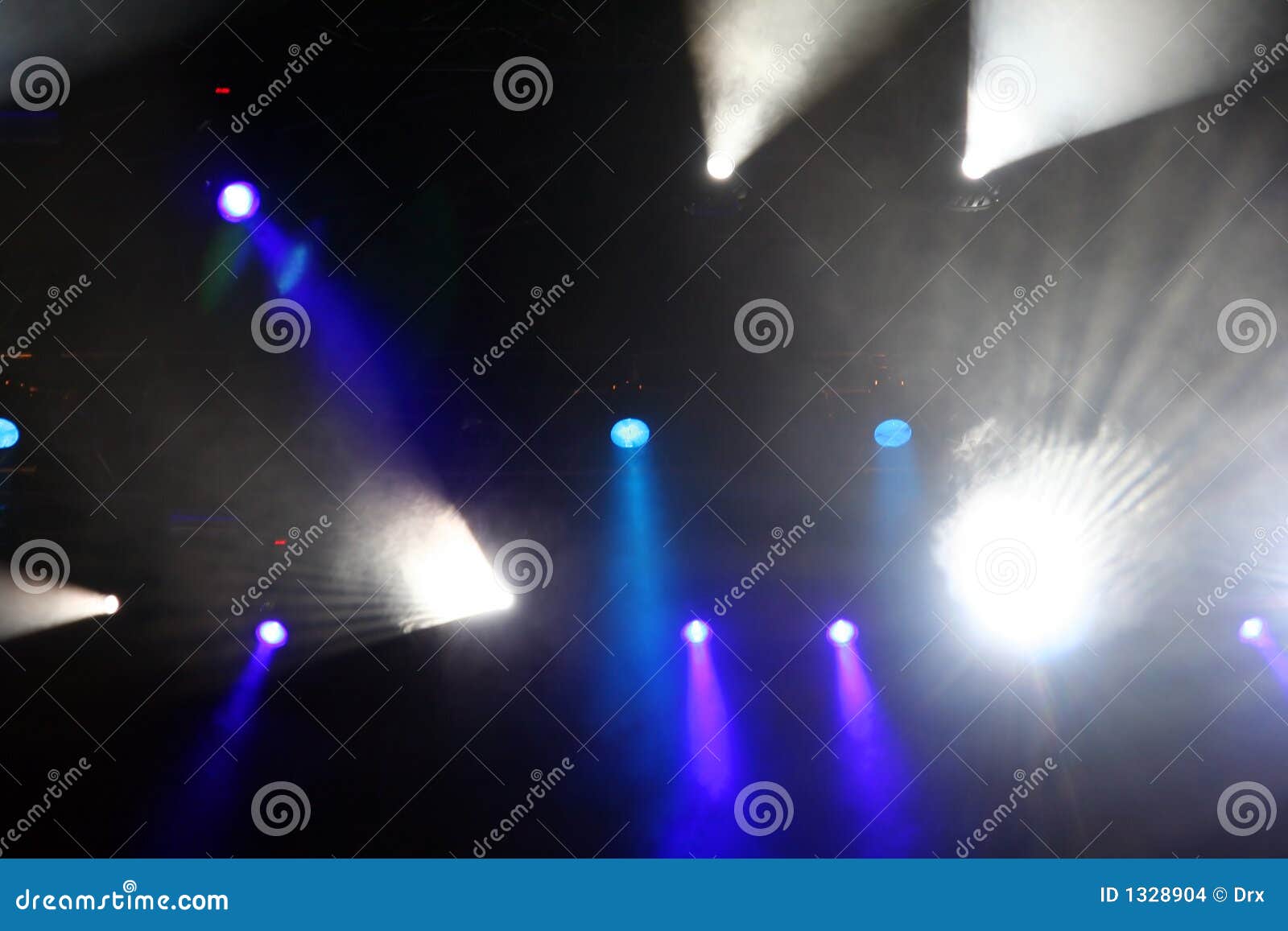 Concert stage lights stock photo. Image of reflector, spot - 1328904