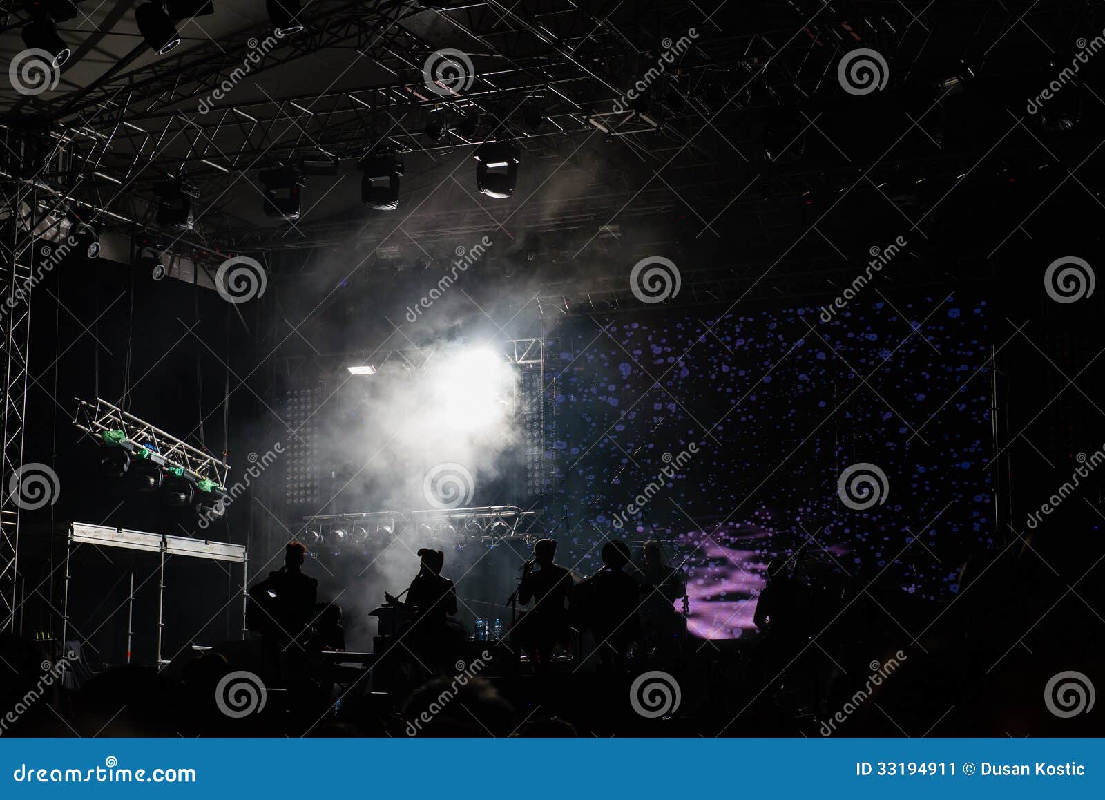 Concert stage stock image. Image of concert, platform - 33194911