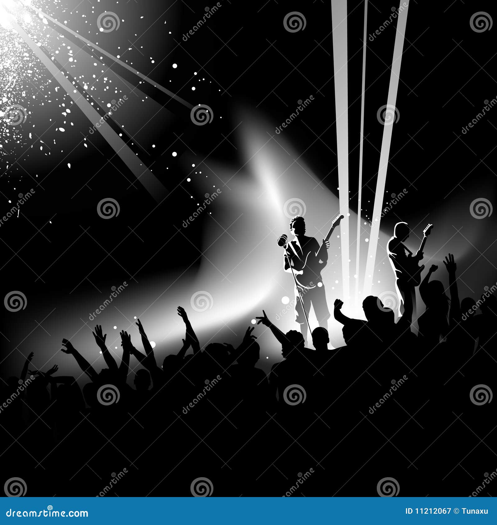 Concert vector stock vector. Illustration of effect, decor - 11212067
