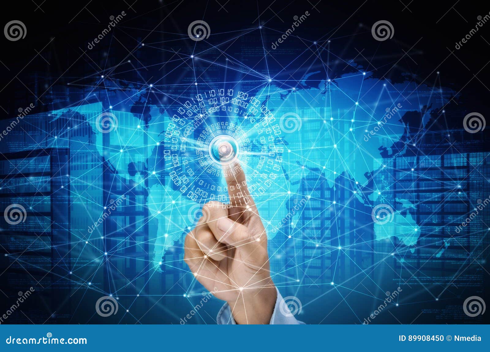 Concetto Del Collegamento a Internet Fotografia Stock - Immagine di ...