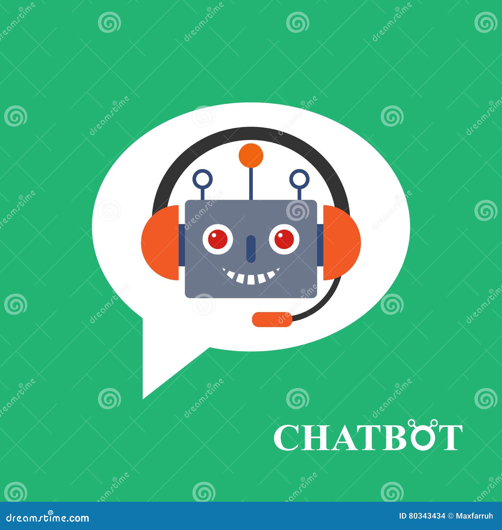 Concetto Dell'icona Di Chatbot Illustrazione di Stock - Illustrazione ...