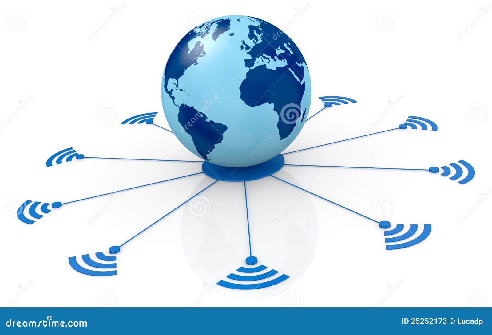 Concetto Della Rete Globale Illustrazione di Stock - Illustrazione di ...
