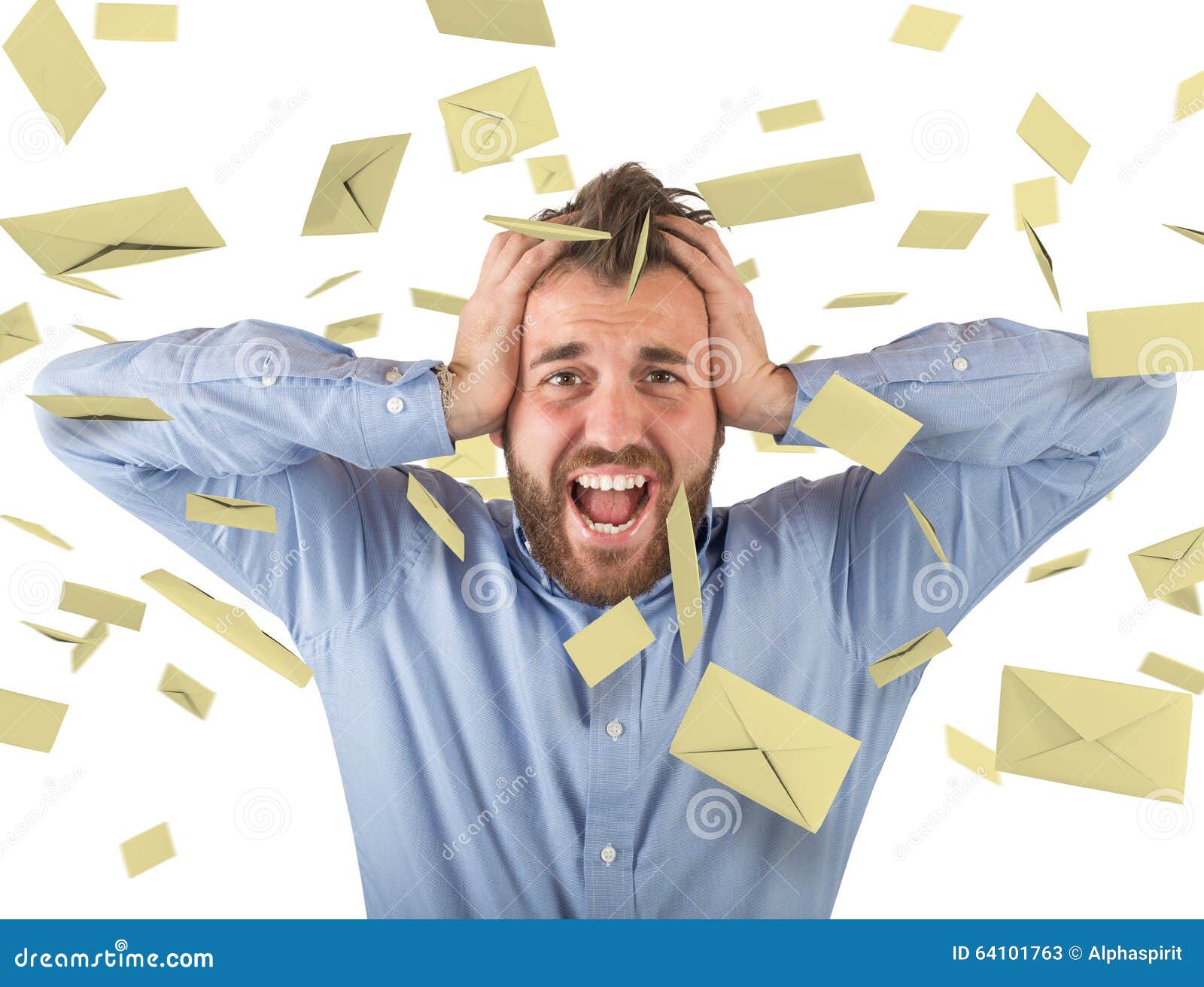 Concetto dello Spam immagine stock. Immagine di uomo - 64101763