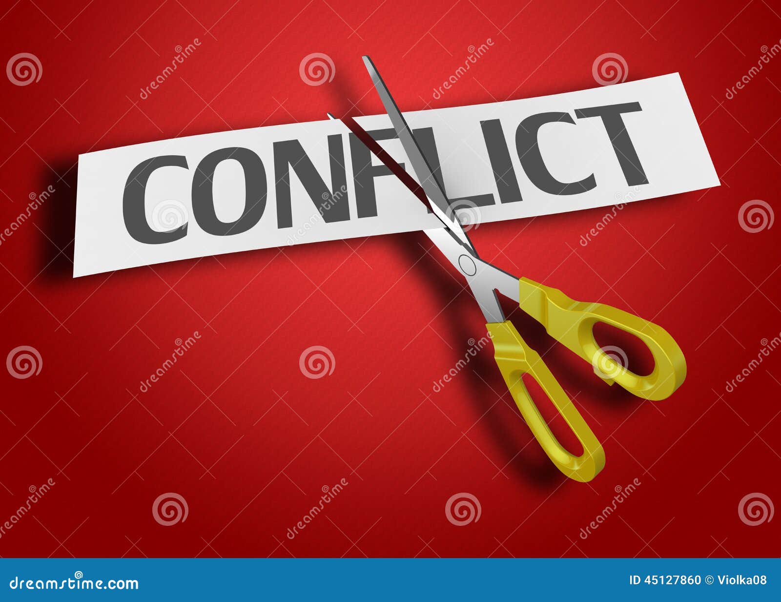Concetto di conflitto fotografia stock. Immagine di risolva - 45127860