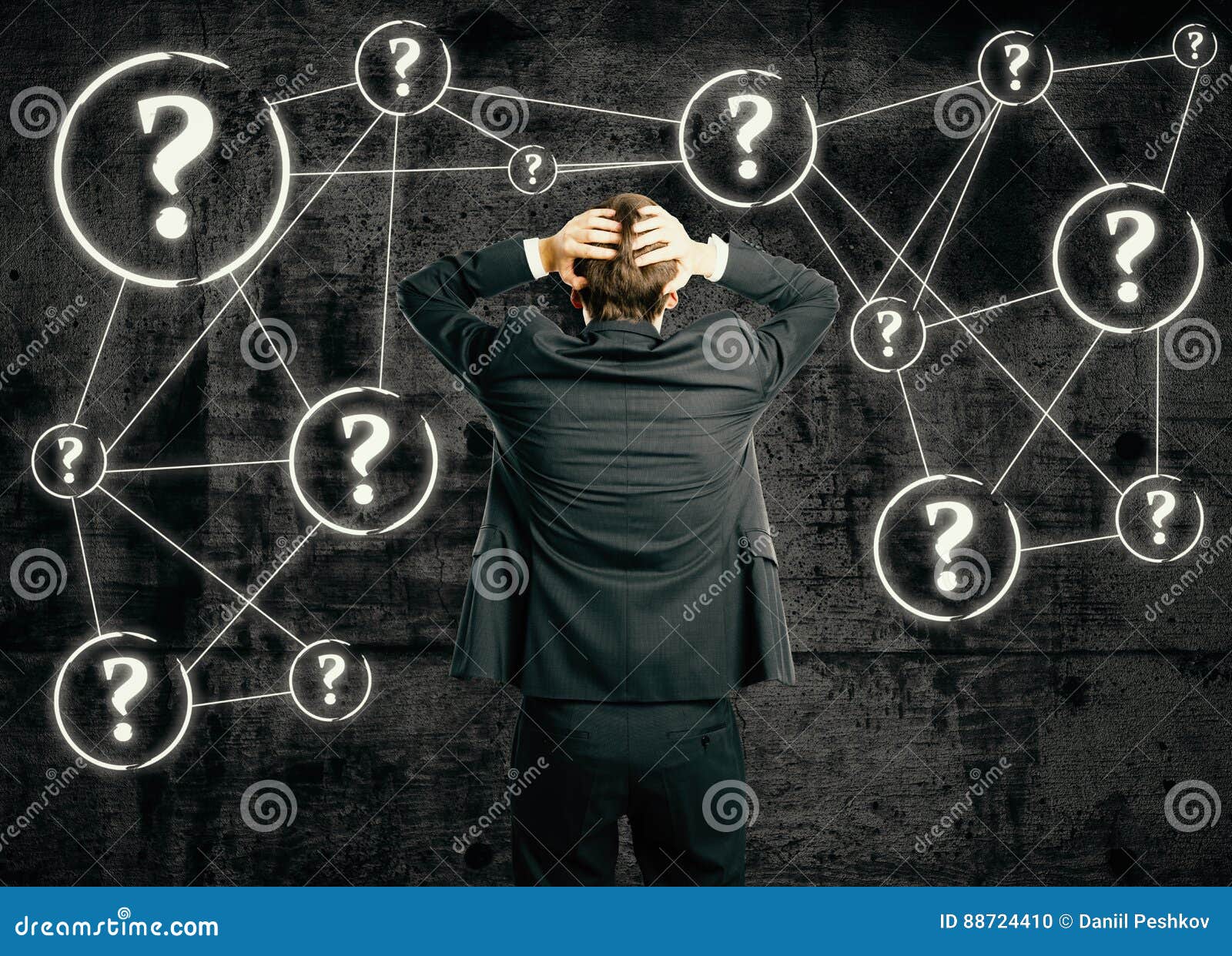 Concetto di confusione fotografia stock. Immagine di osservare - 88724410