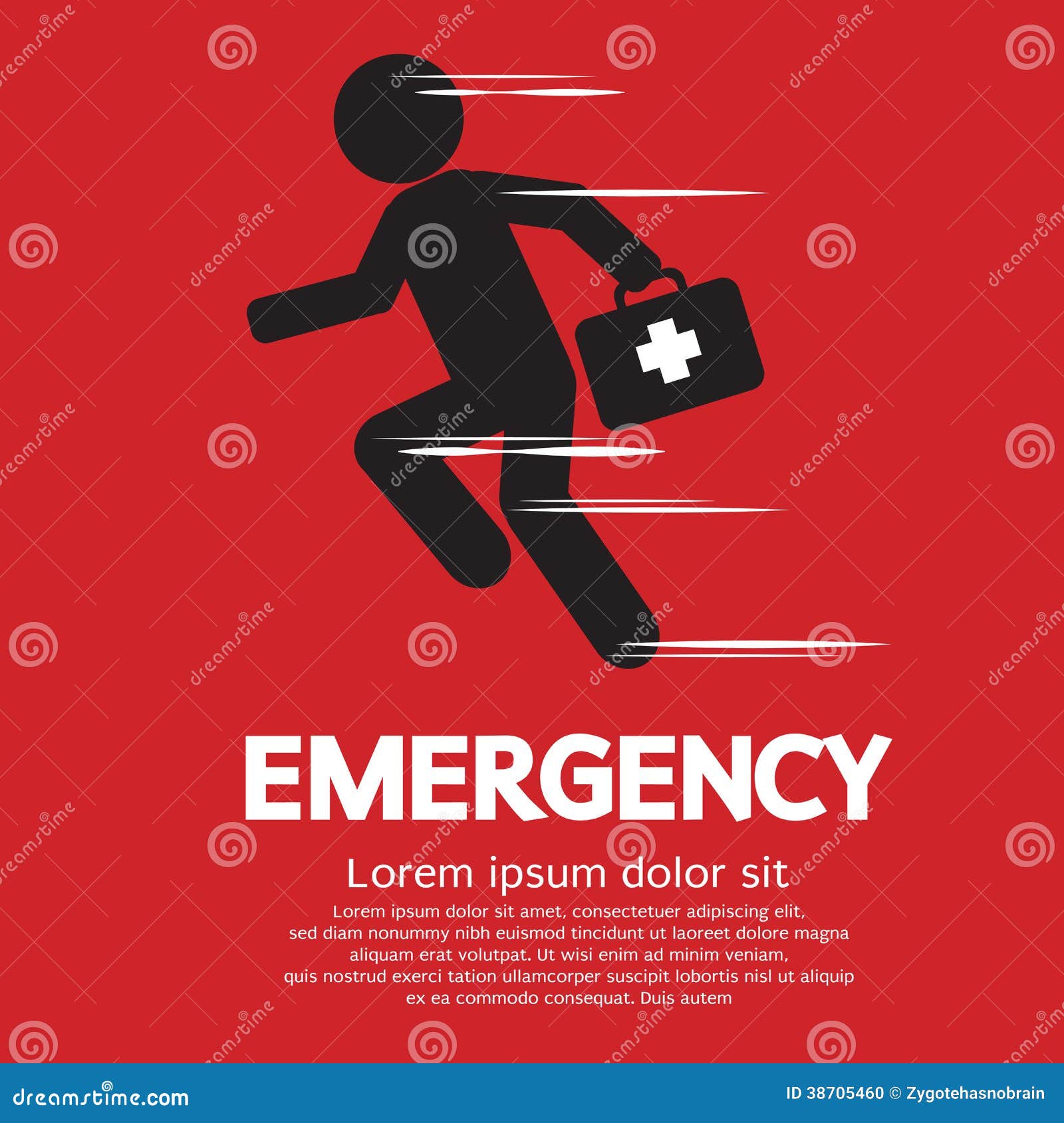 Concetto di emergenza illustrazione vettoriale. Illustrazione di aiuto ...