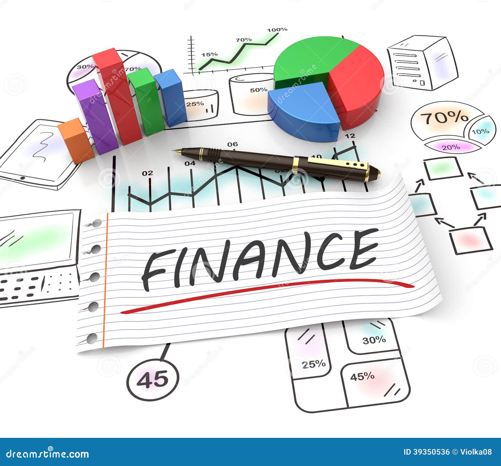 Concetto di finanza illustrazione di stock. Illustrazione di schema ...