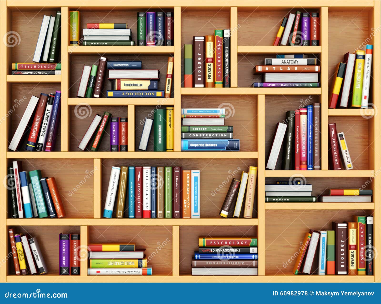 Concetto Di Formazione Libri E Manuali Sullo Scaffale Per Libri ...