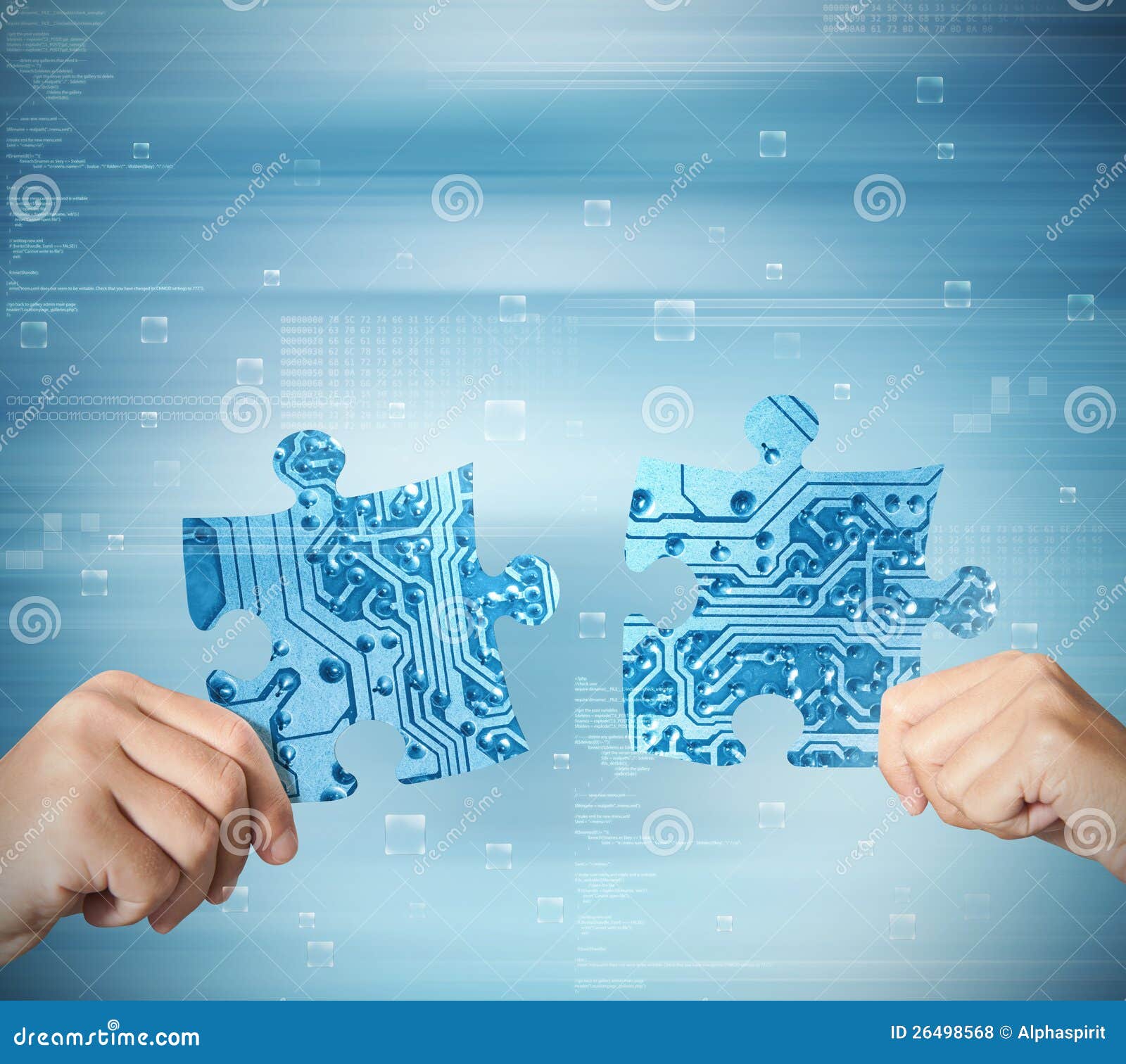 Concetto Di Integrazione Di Sistema Fotografia Stock - Immagine di ...