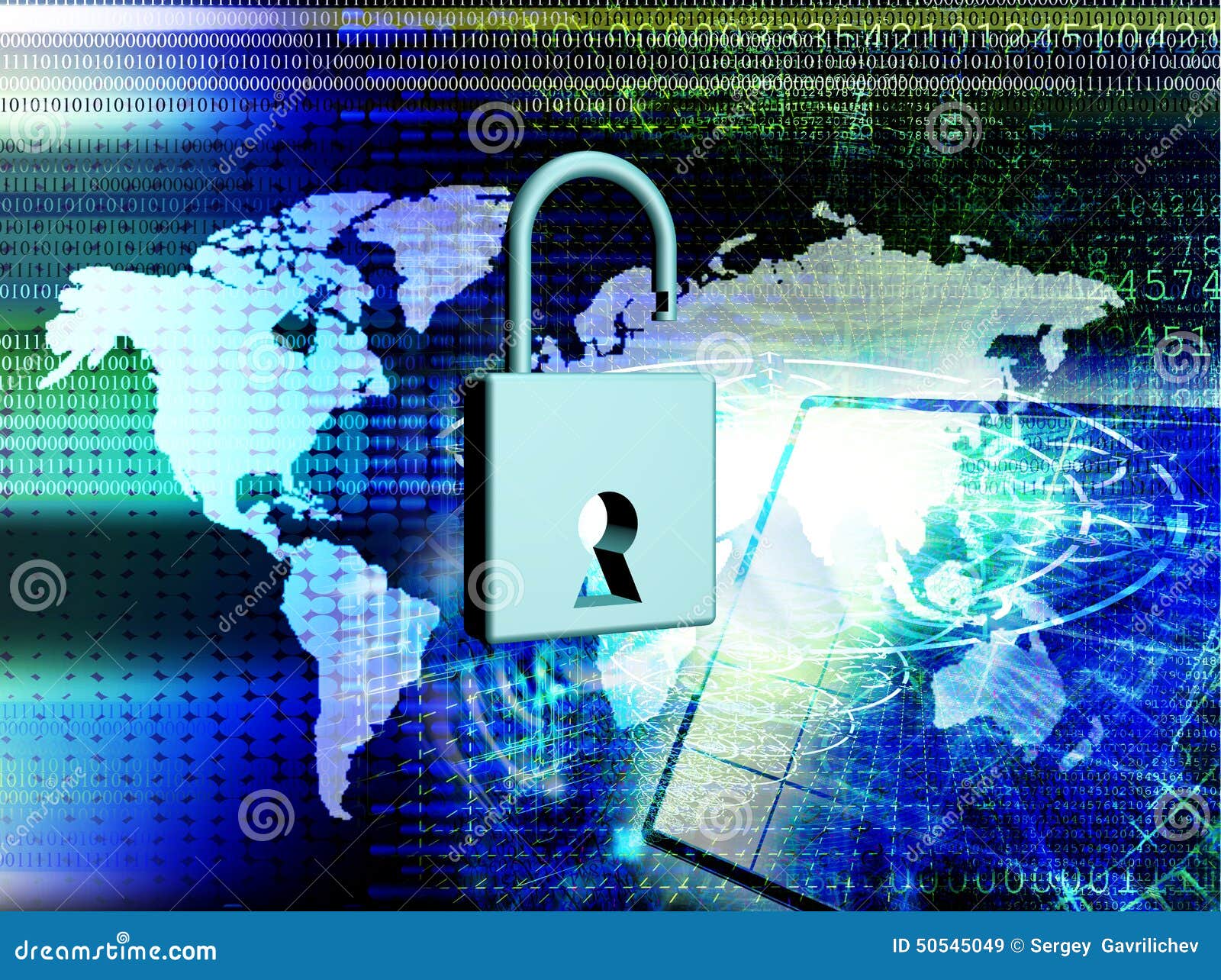 Concetto Di Internet Di Sicurezza Immagine Stock - Immagine di ...