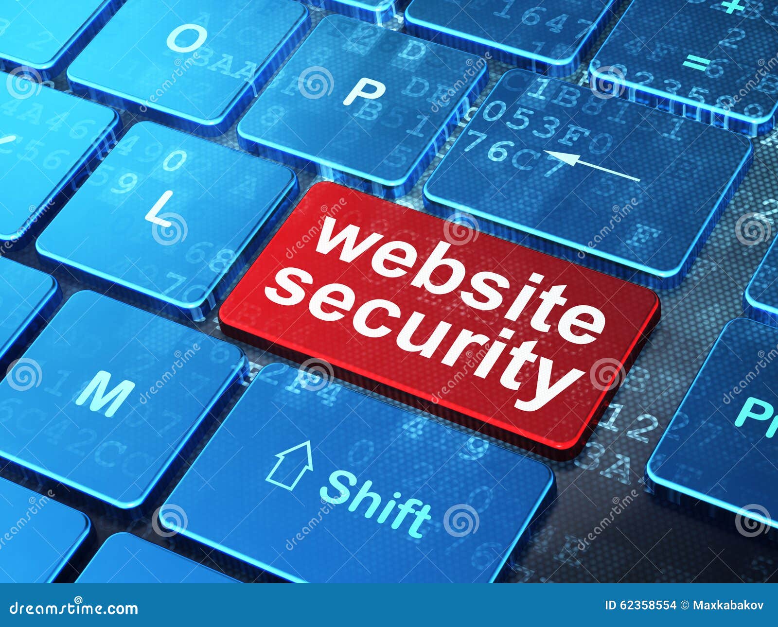 Concetto Di Protezione: Sicurezza Del Sito Web Sul Computer ...