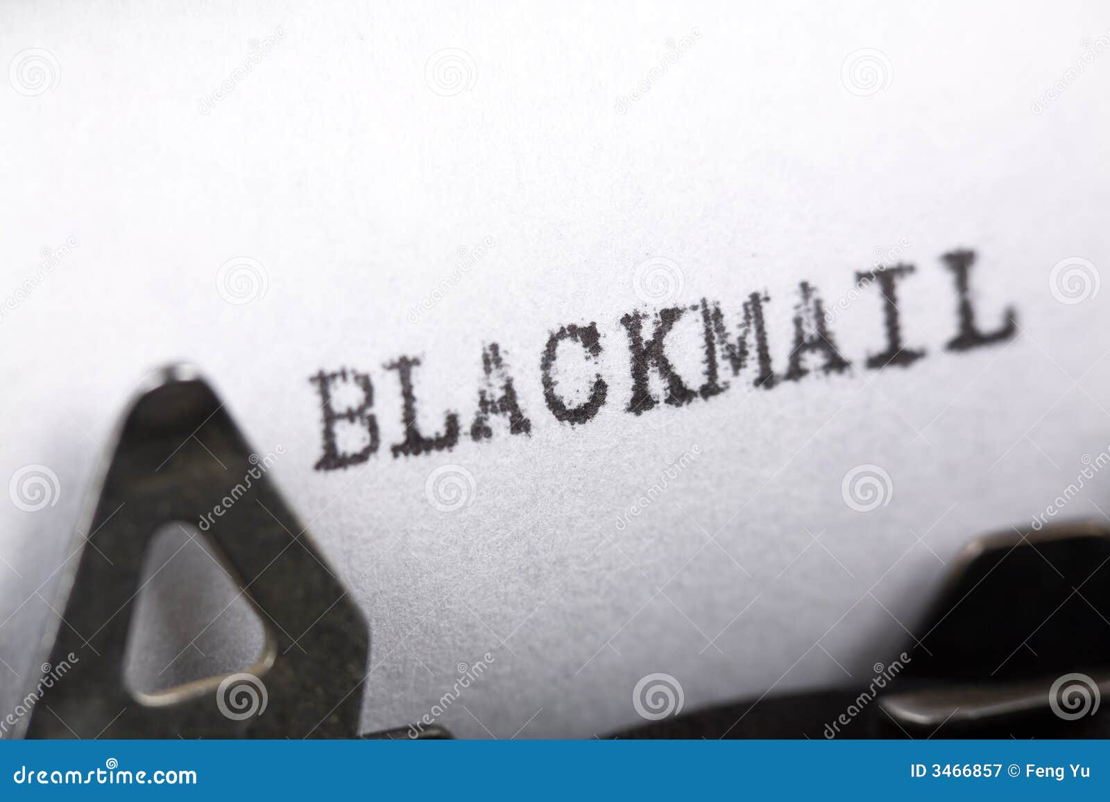 Concetto di ricatto immagine stock. Immagine di crimine - 3466857