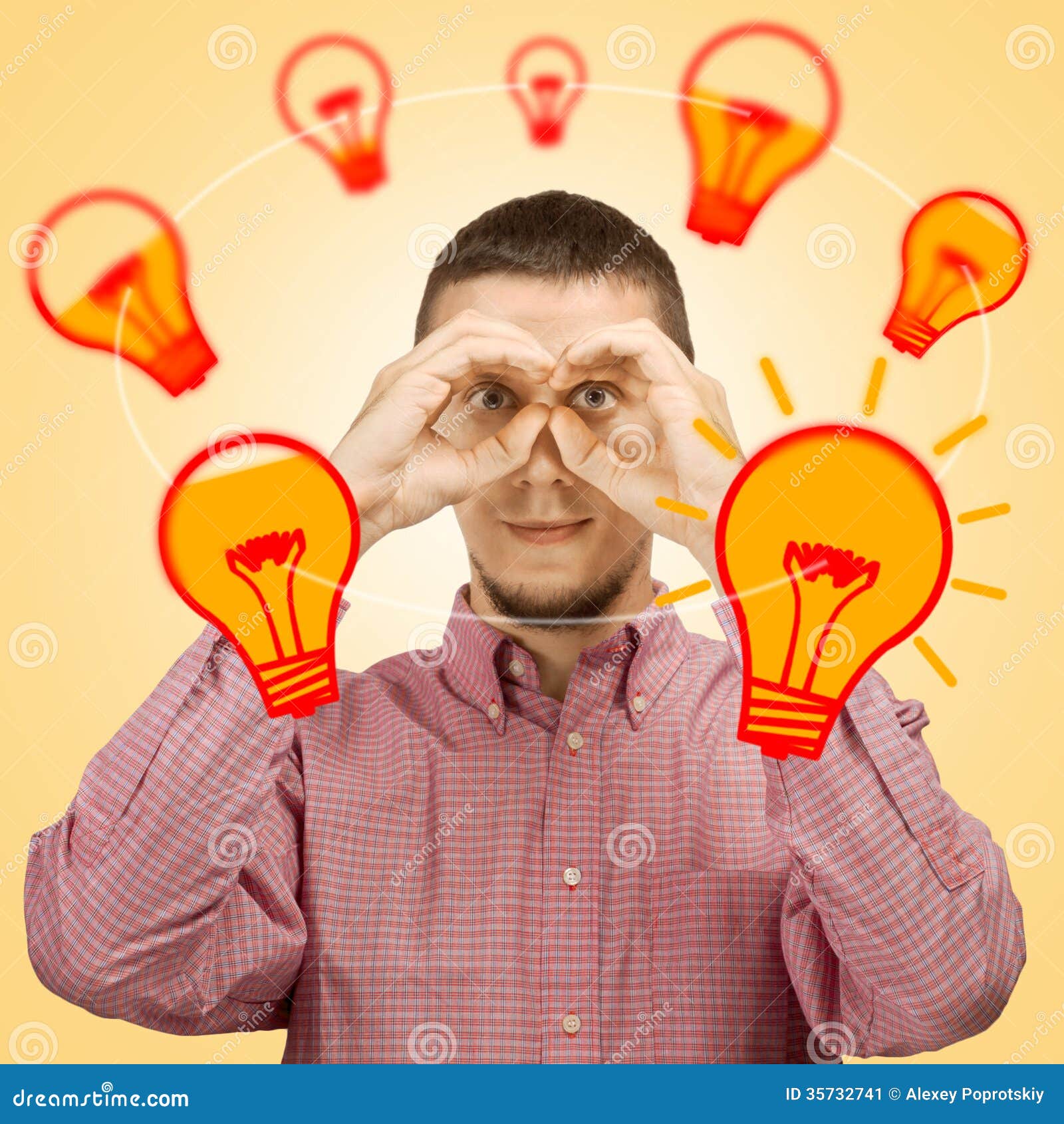 Concetto Di Ricerca Le Idee Nuove Immagine Stock - Immagine di esame ...