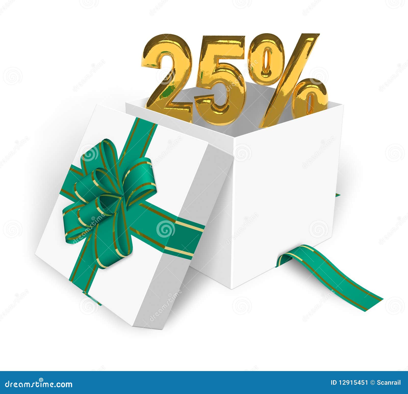 Concetto di sconto di 25% illustrazione di stock. Illustrazione di ...
