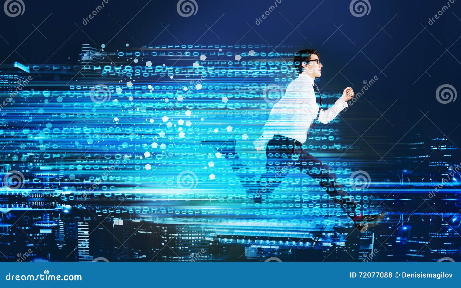 Concetto Di Successo Con Il Codice Digitale Fotografia Stock - Immagine ...