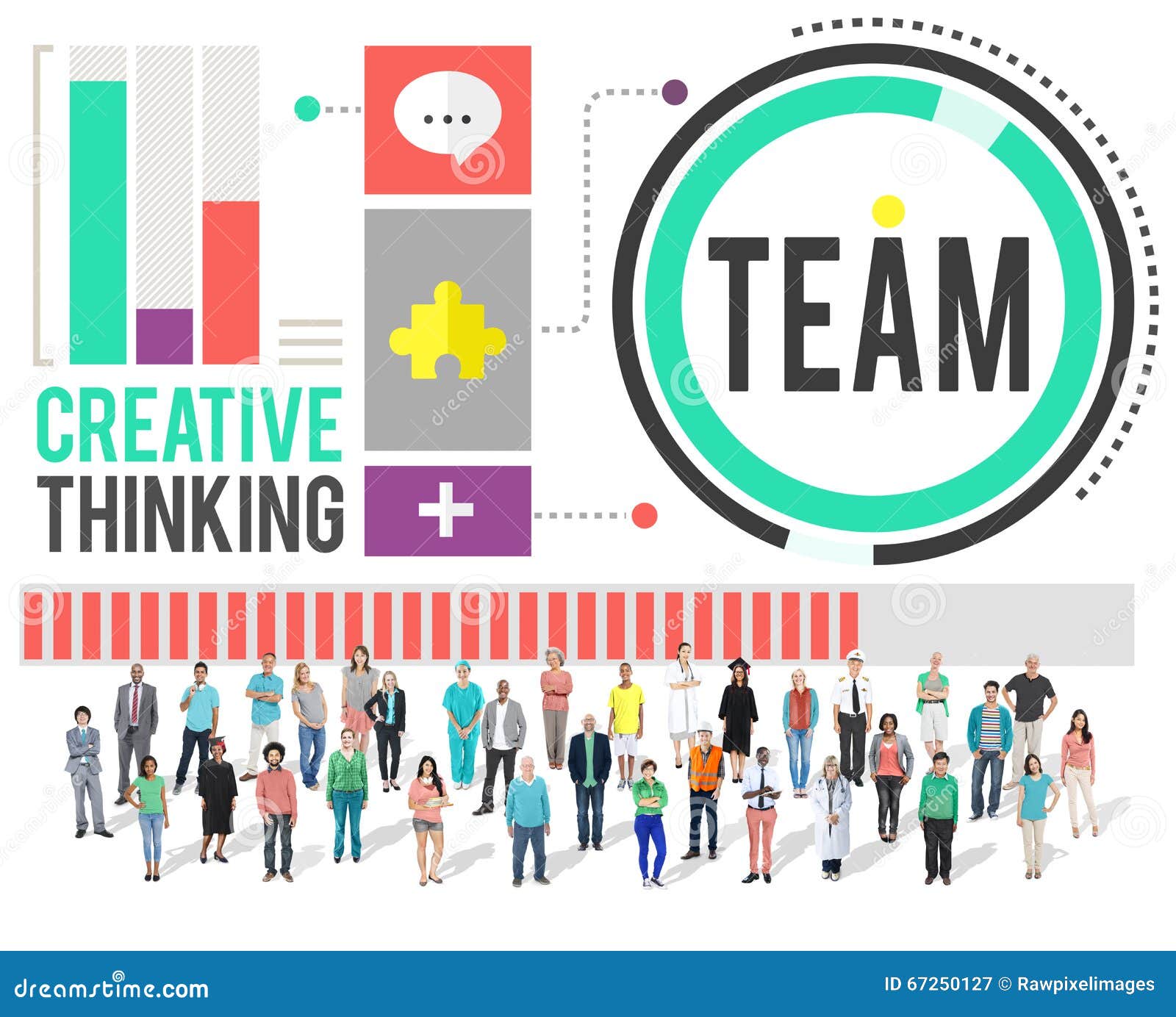 Concetto Di Team Corporate Teamwork Collaboration Assistance Immagine ...