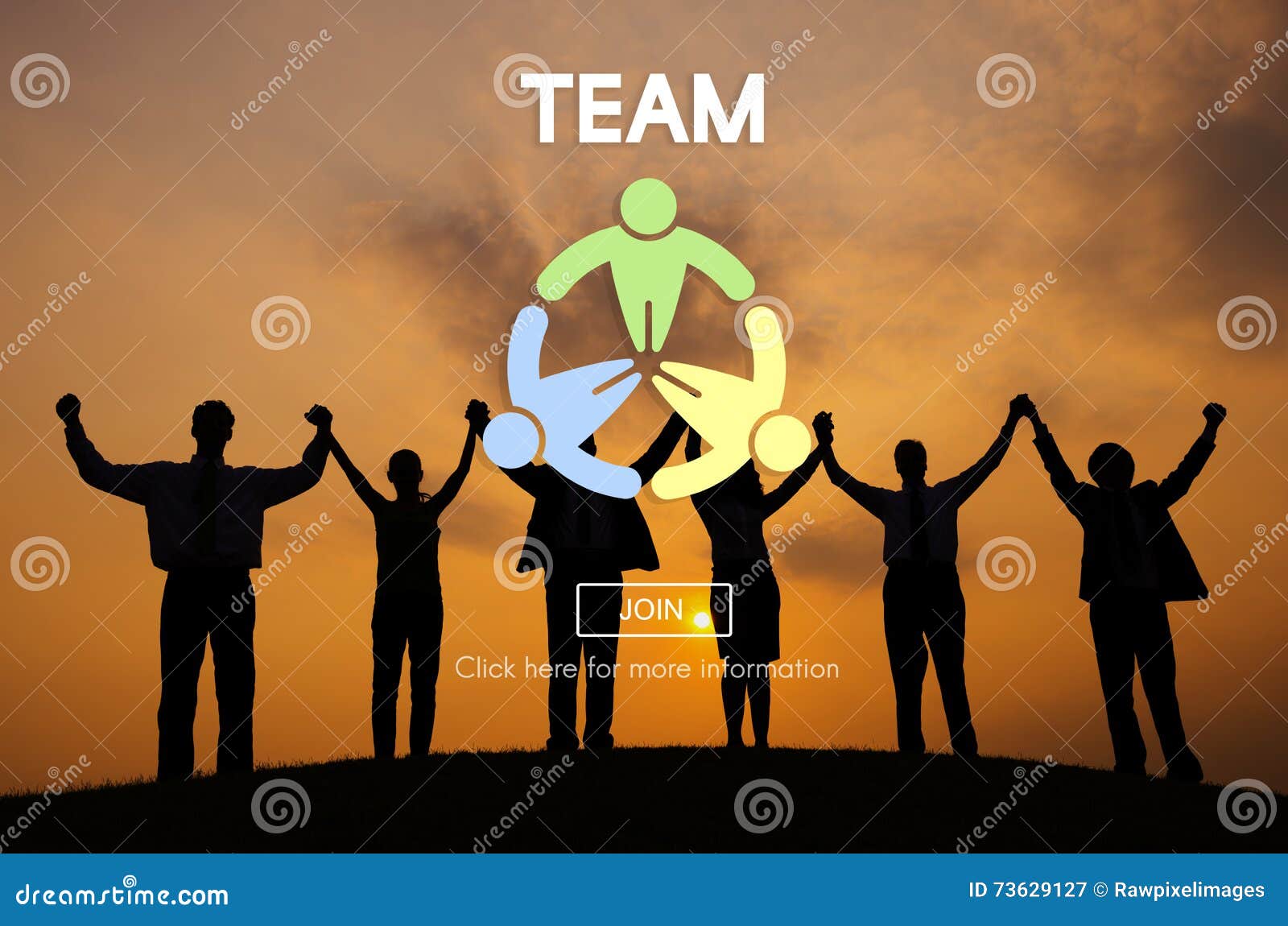 Concetto Di Team Teamwork Connection Cooperation Partner Immagine Stock ...