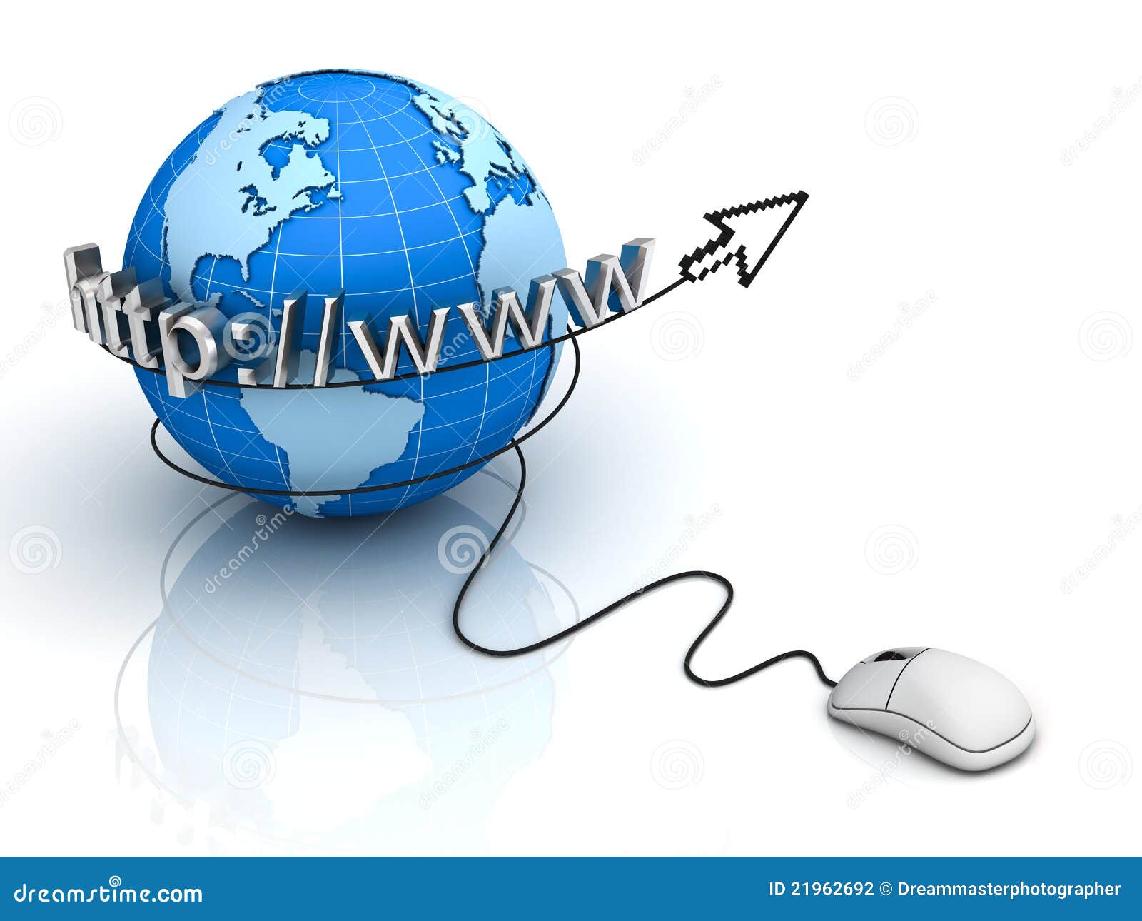 Concetto Di World Wide Web Del Internet Illustrazione di Stock ...