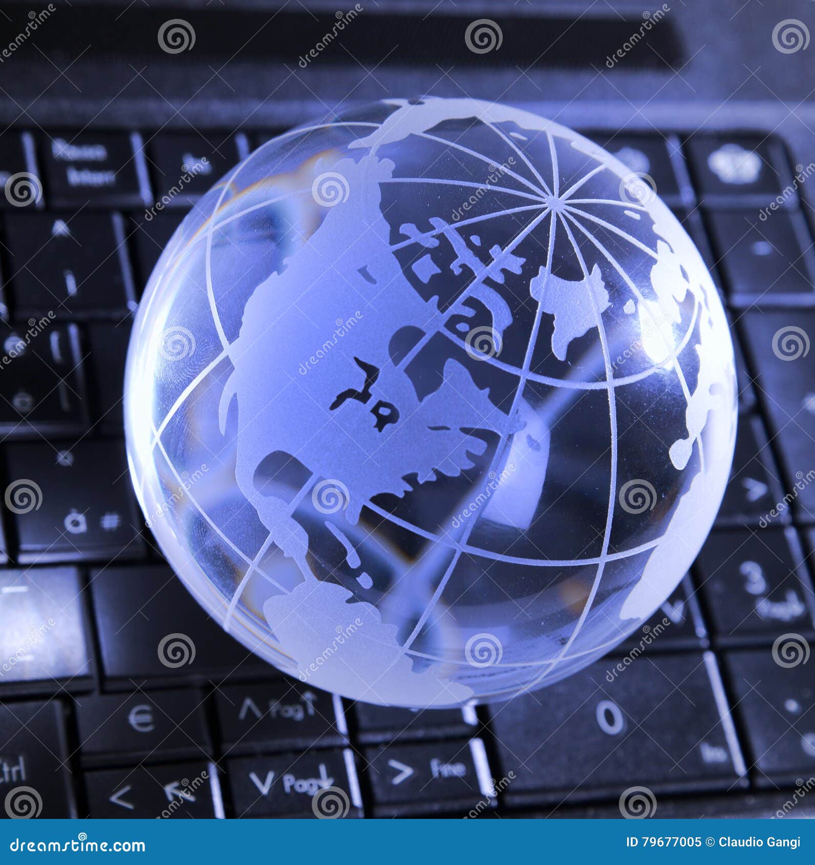 Concetto Globale Di Comunicazione E Del Computer Immagine Stock ...