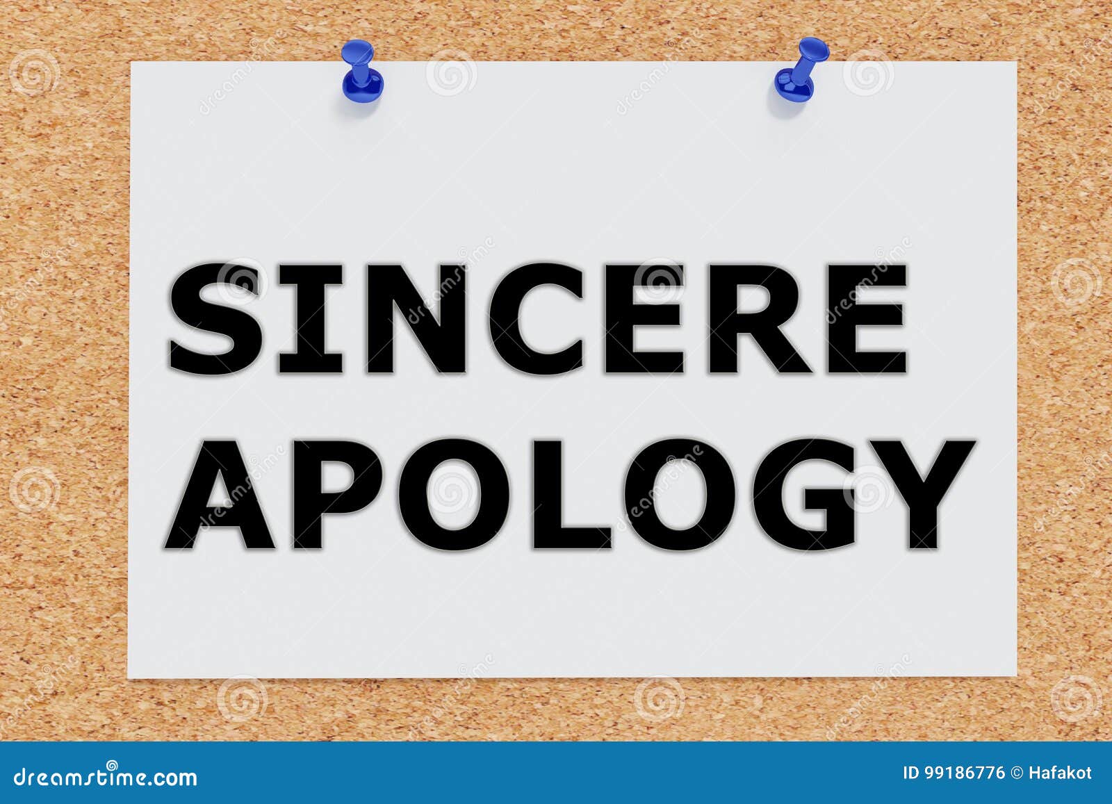 Concetto sincero di scuse illustrazione di stock. Illustrazione di ...