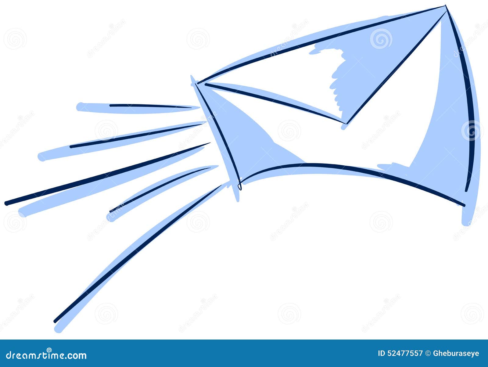 Concetto Stilizzato Dell'illustrazione Della Busta Illustrazione ...