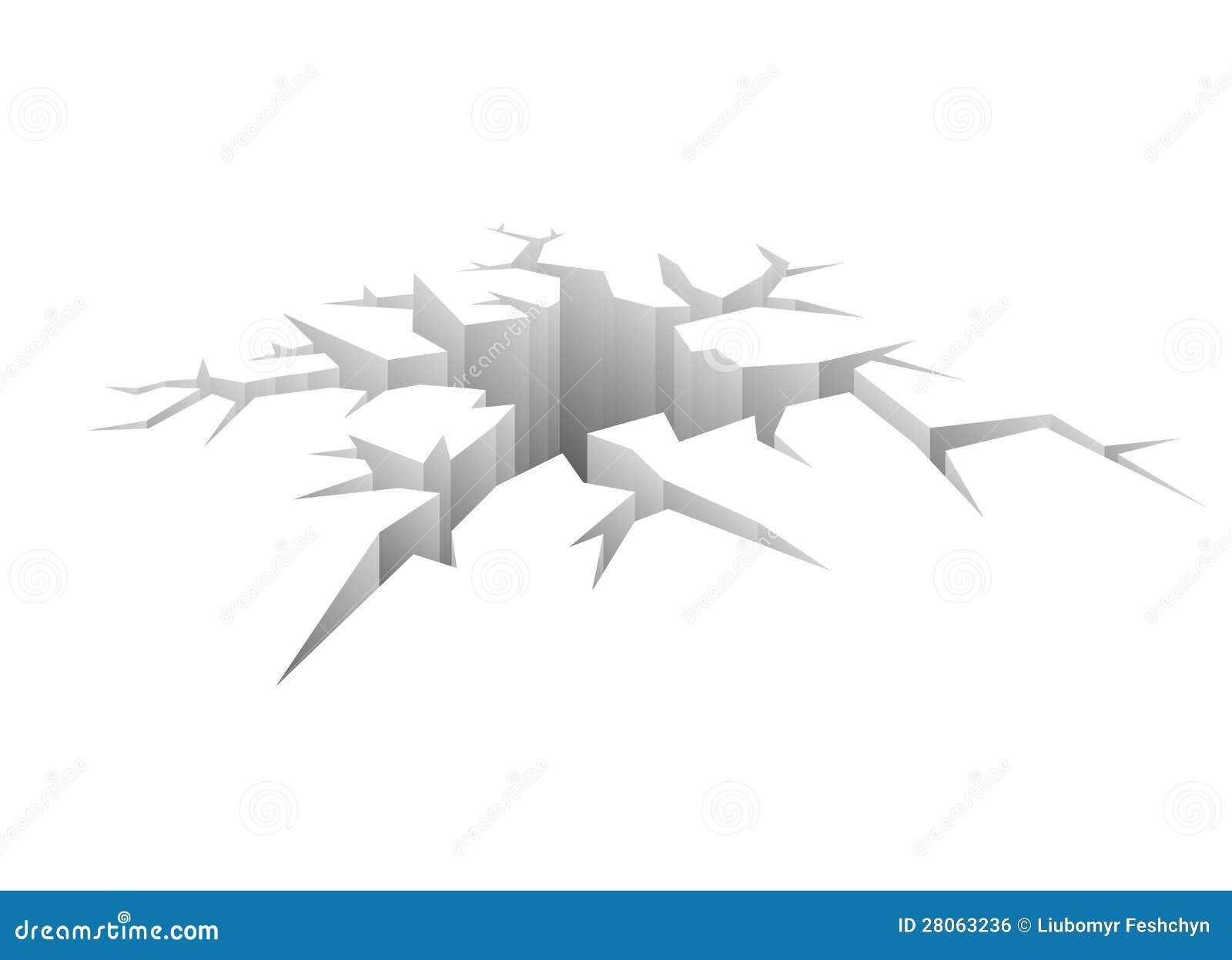 Concevez La Fissure De Vecteur Illustration de Vecteur - Illustration ...