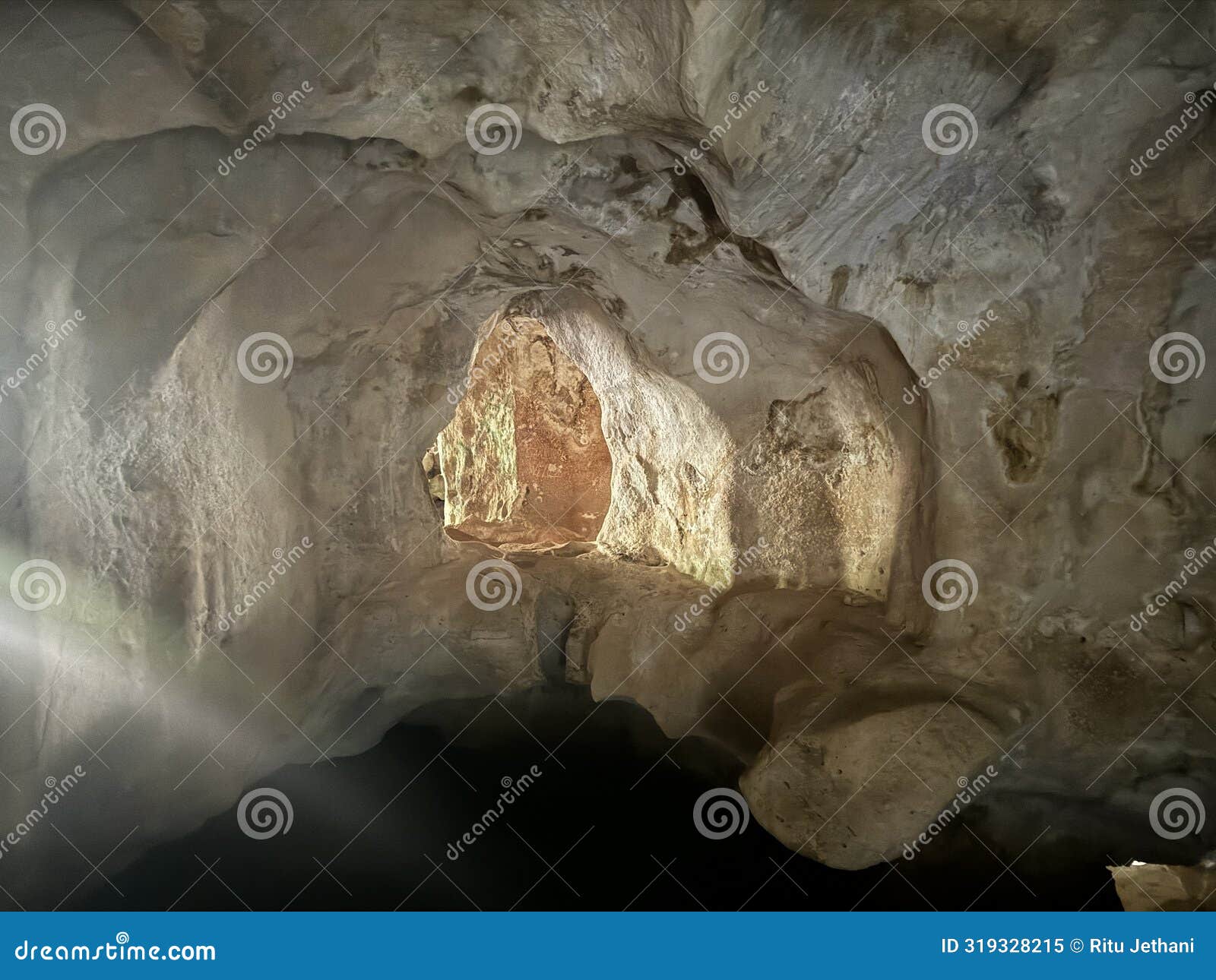 Conch Bar Caves on Middle Caicos in the Turks and Caicos Islands Stock ...