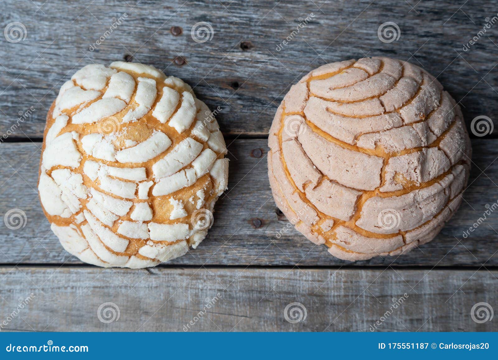 Concha Mexicana De Pan Dulce Imagen de archivo - Imagen de viejo ...