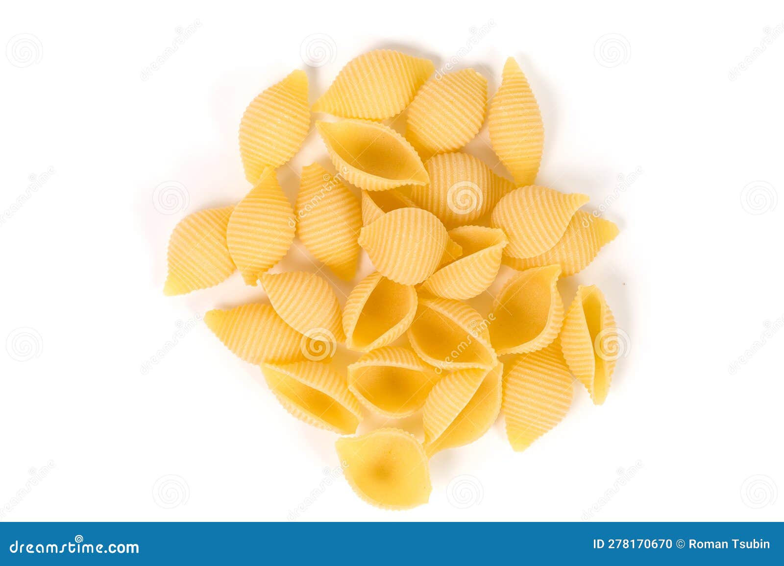 Conchiglie pasta shell stock photo. Image of object - 278170670