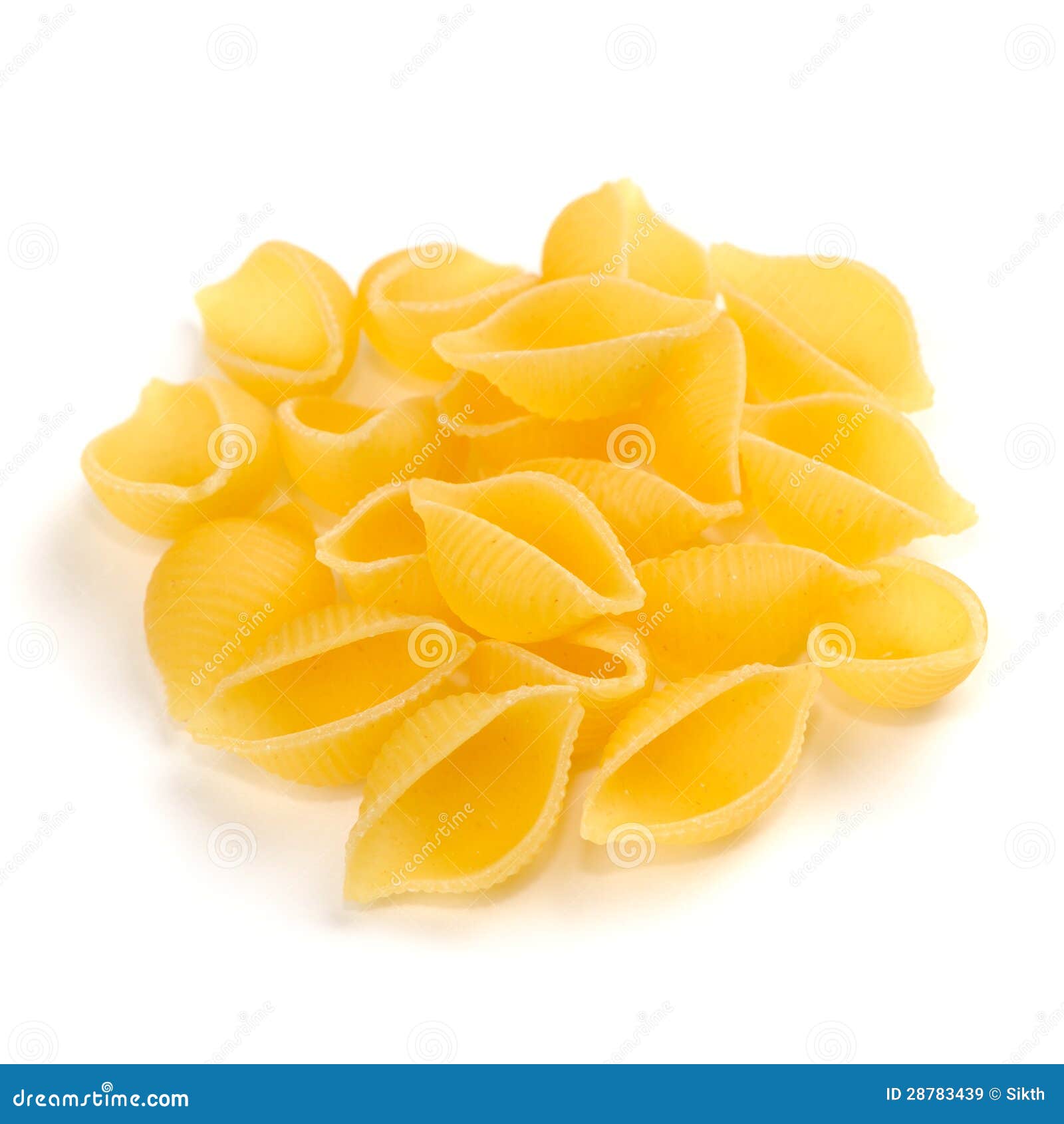 Conchiglie (Seashell Shaped) Pasta Stock Image - Image of dinner, group ...