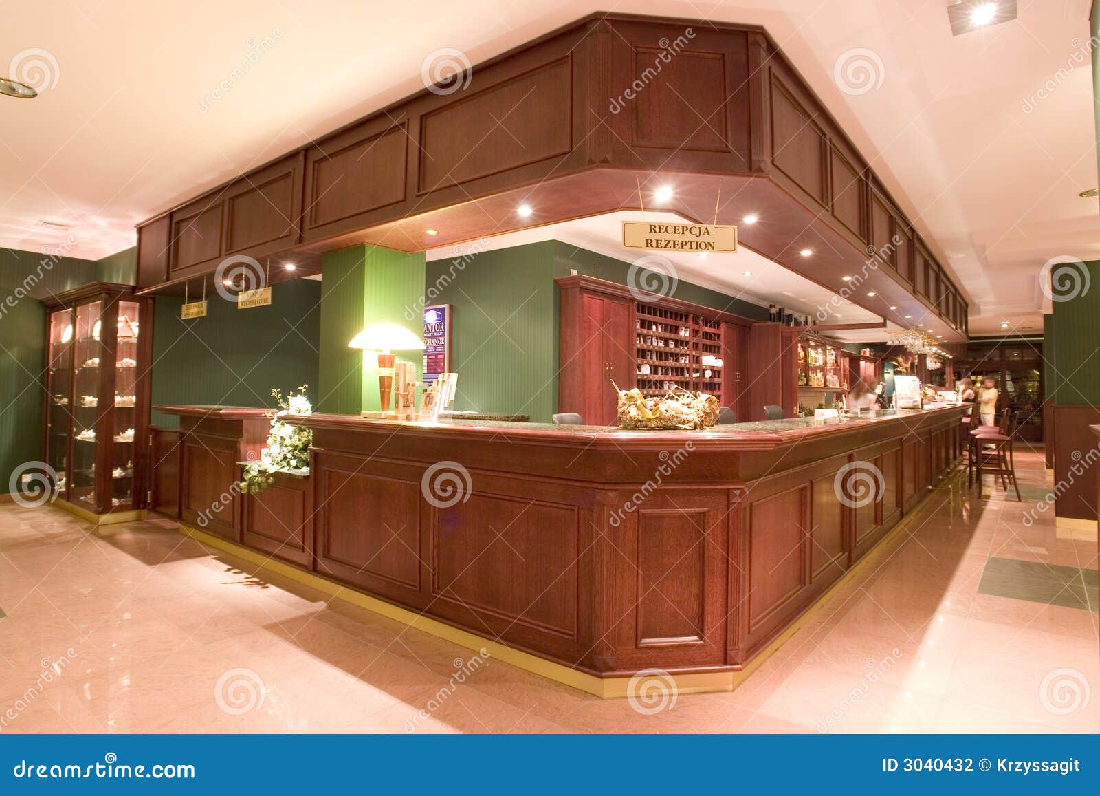 Concierge stock photo. Image of counter, wooden, reception - 3040432