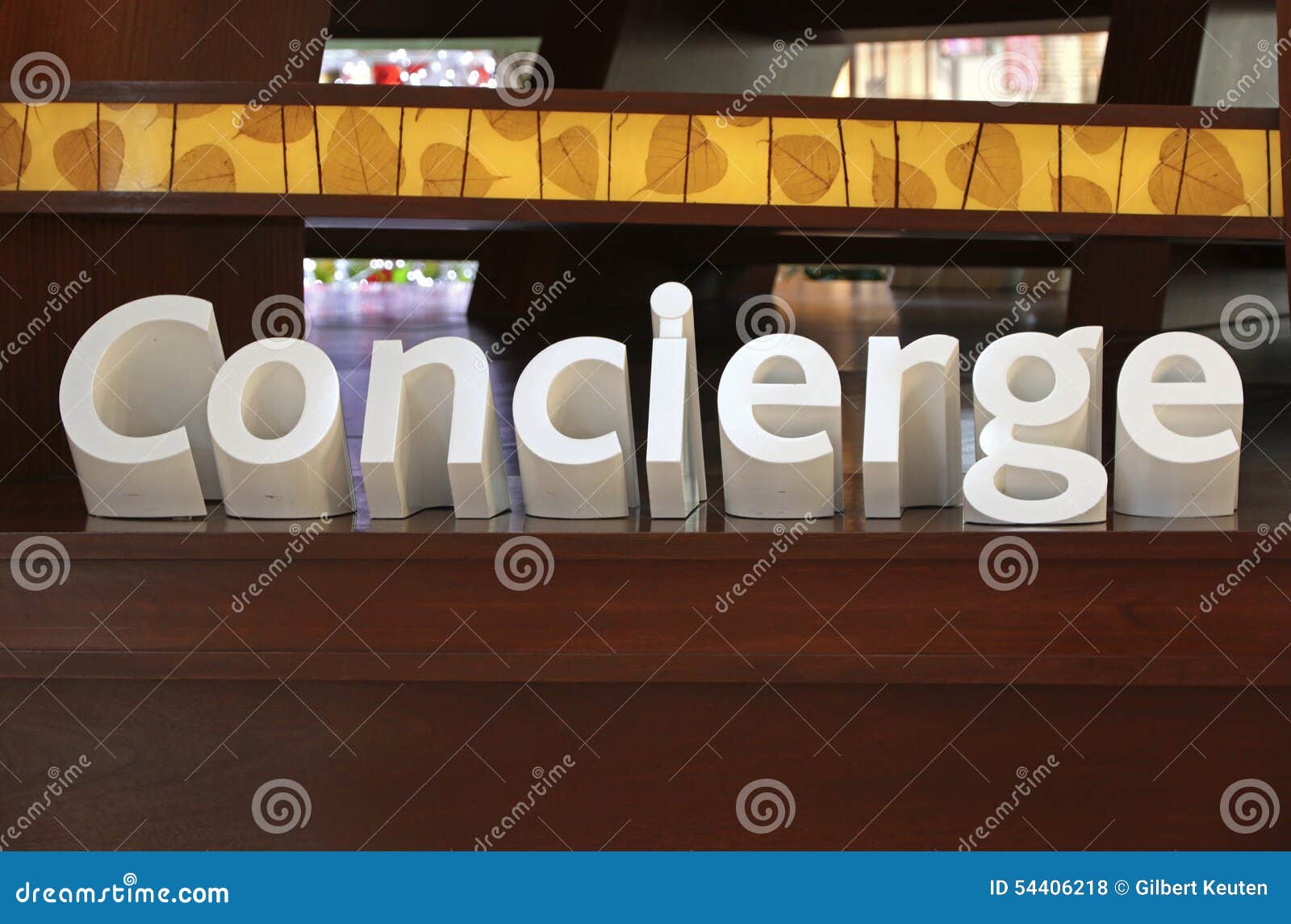 Concierge sign stock photo. Image of information, abstract - 54406218