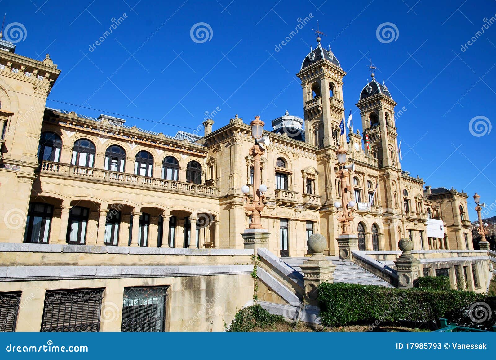 The Concil of San Sebastian Stock Image - Image of spanish, euskadi ...