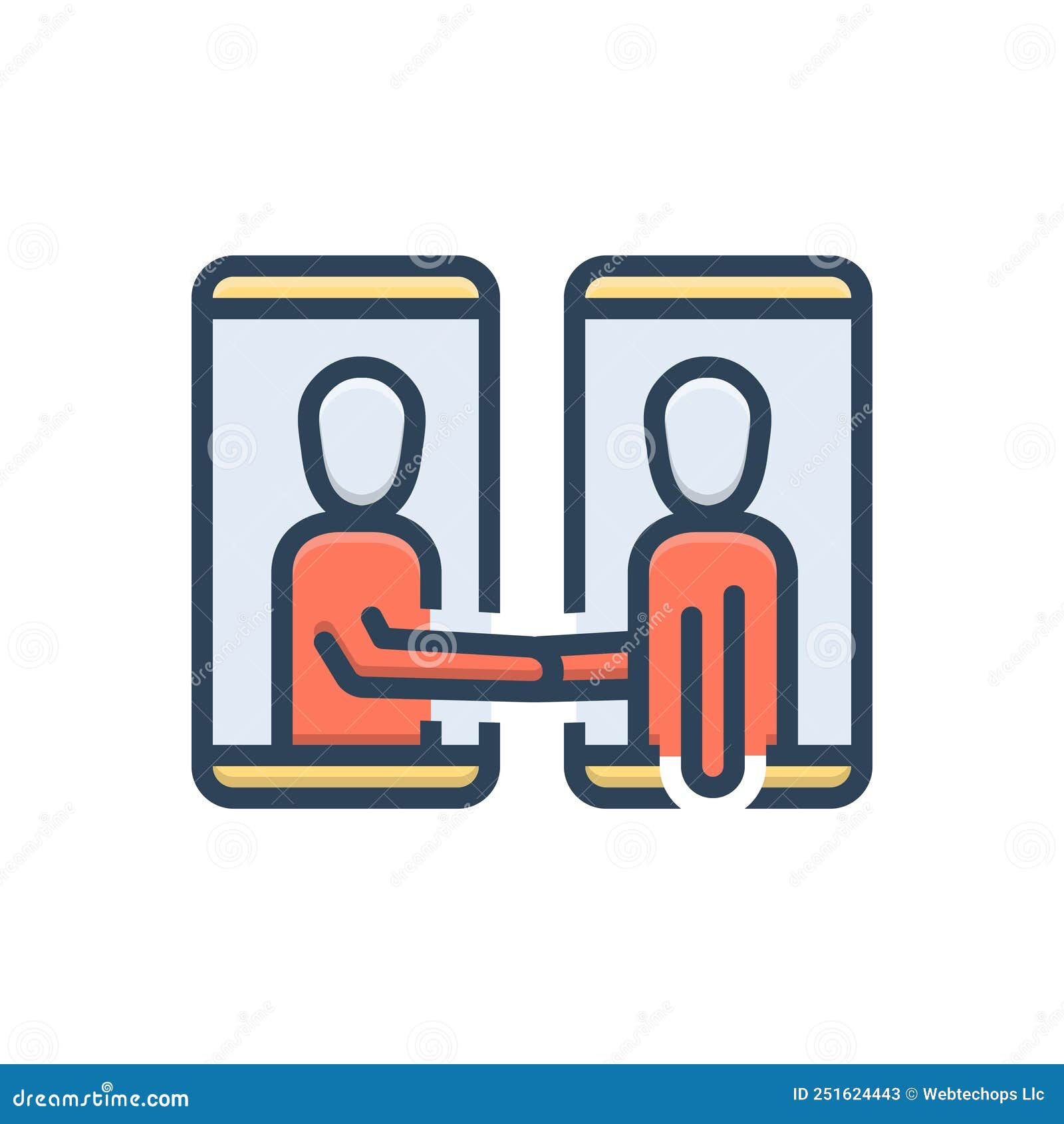 Color Illustration Icon for Conclude, Commitment and Agreement Stock ...