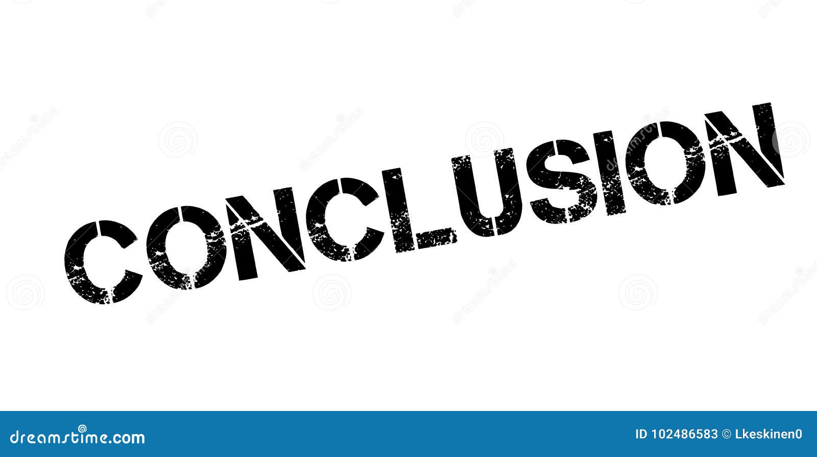 Conclusie rubberzegel vector illustratie. Illustration of volledig ...