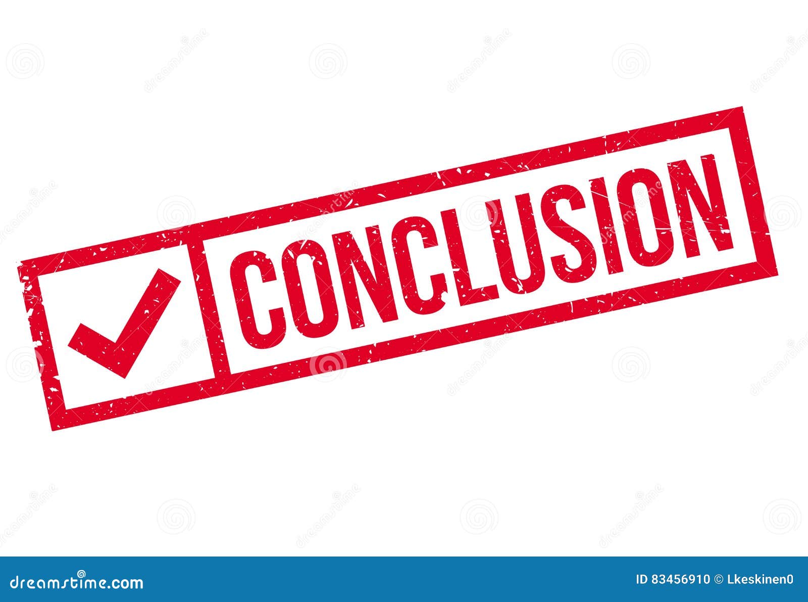 Conclusie rubberzegel vector illustratie. Illustration of definitief ...