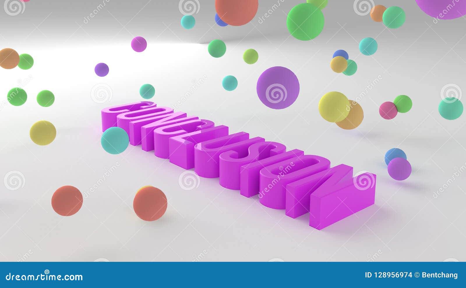 Conclusion, Business Conceptual Colorful 3D Rendered Words ...
