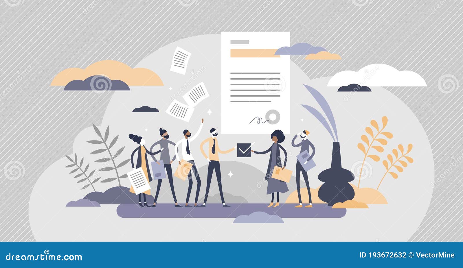 Conclusion Of A Contract Line Icon Concept. Conclusion Of A Contract ...