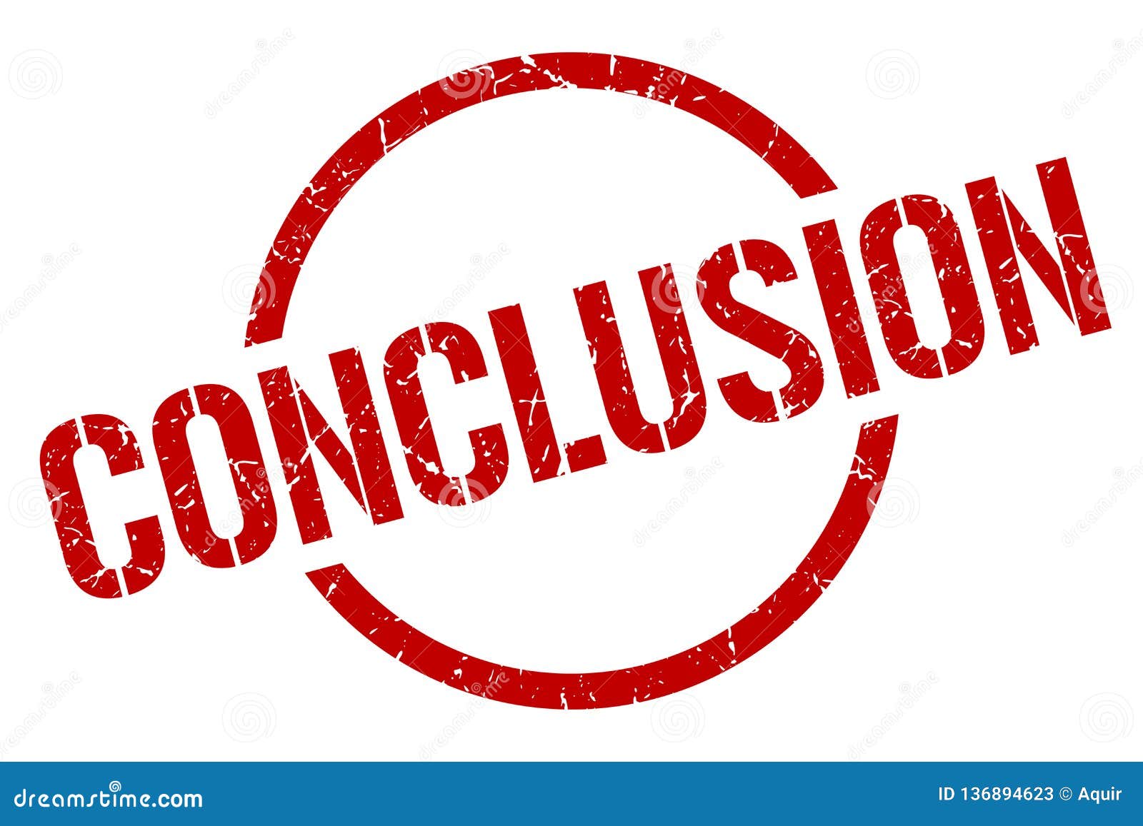 Conclusion stamp stock vector. Illustration of insignia - 136894623 Conclusion stamp stock vector. Illustration of insignia - 136894623