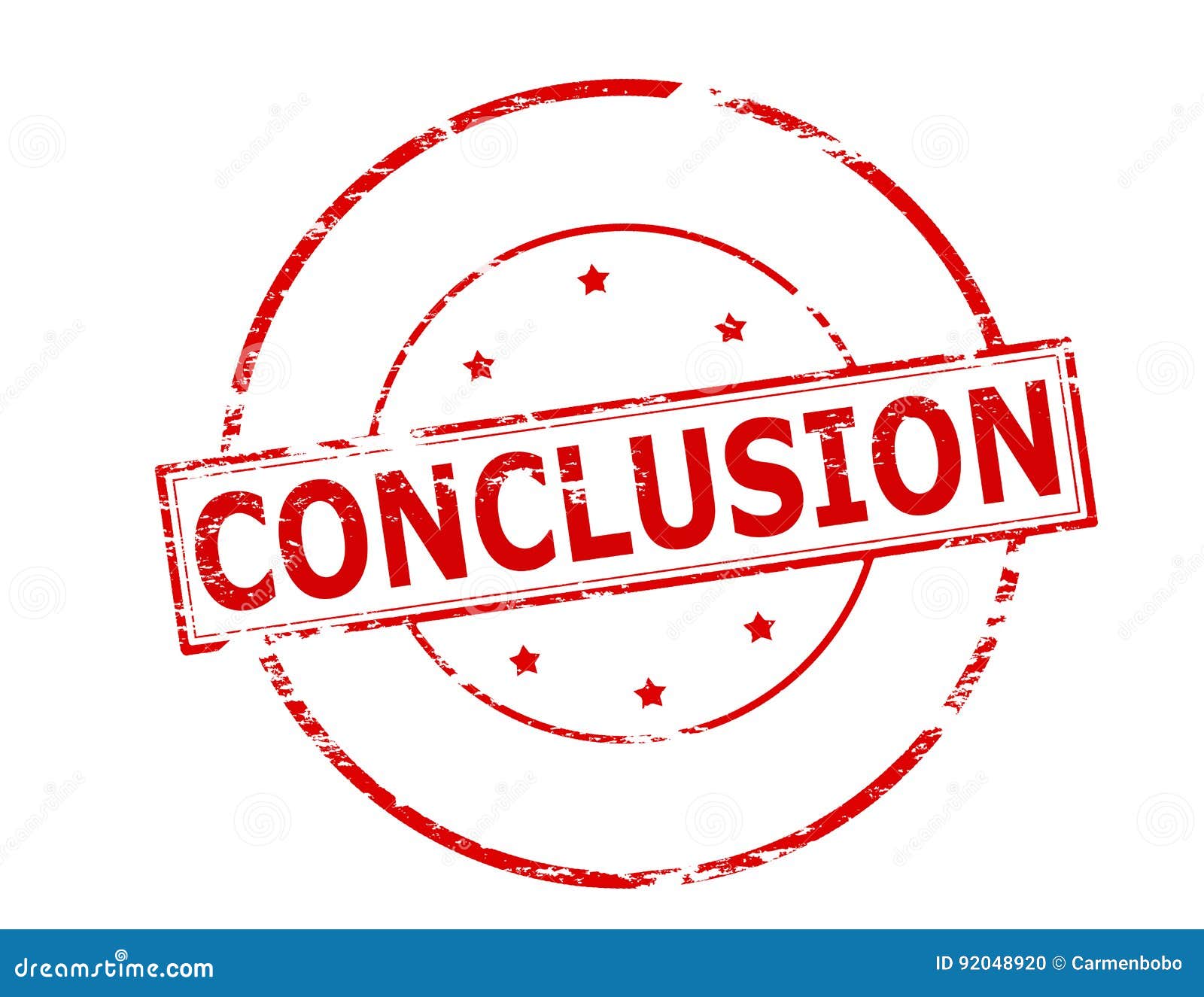 Conclusion Stock Illustration | CartoonDealer.com #92048920