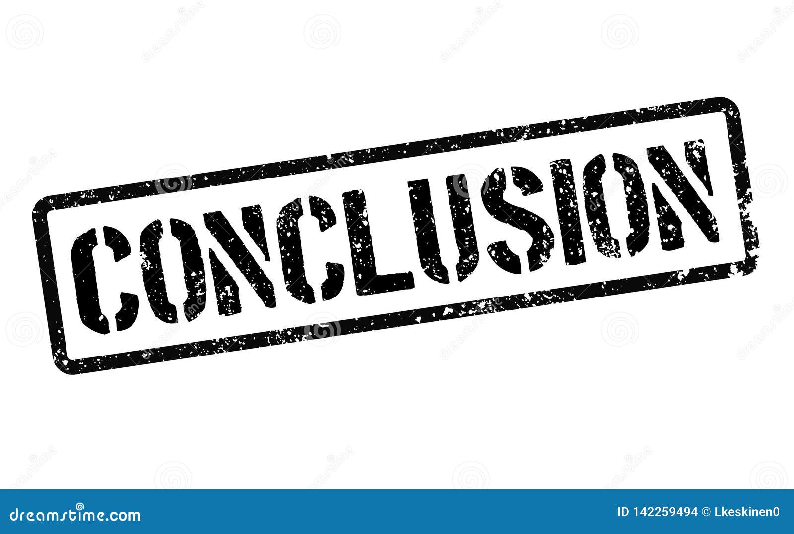 Conclusion Stamp Vector Illustration | CartoonDealer.com #84294330